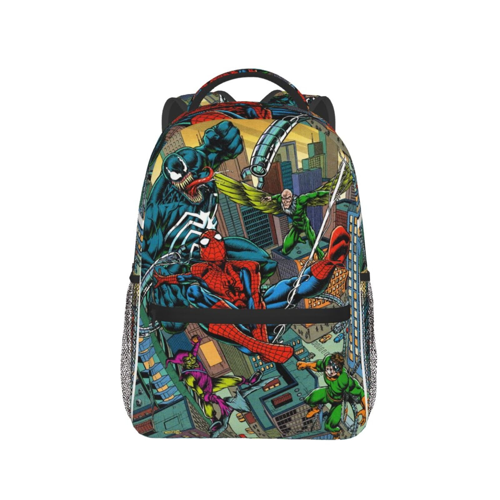 Spider-Man Venom Backpack,Fabric & PVC Backpack with Reinforced Strap ...