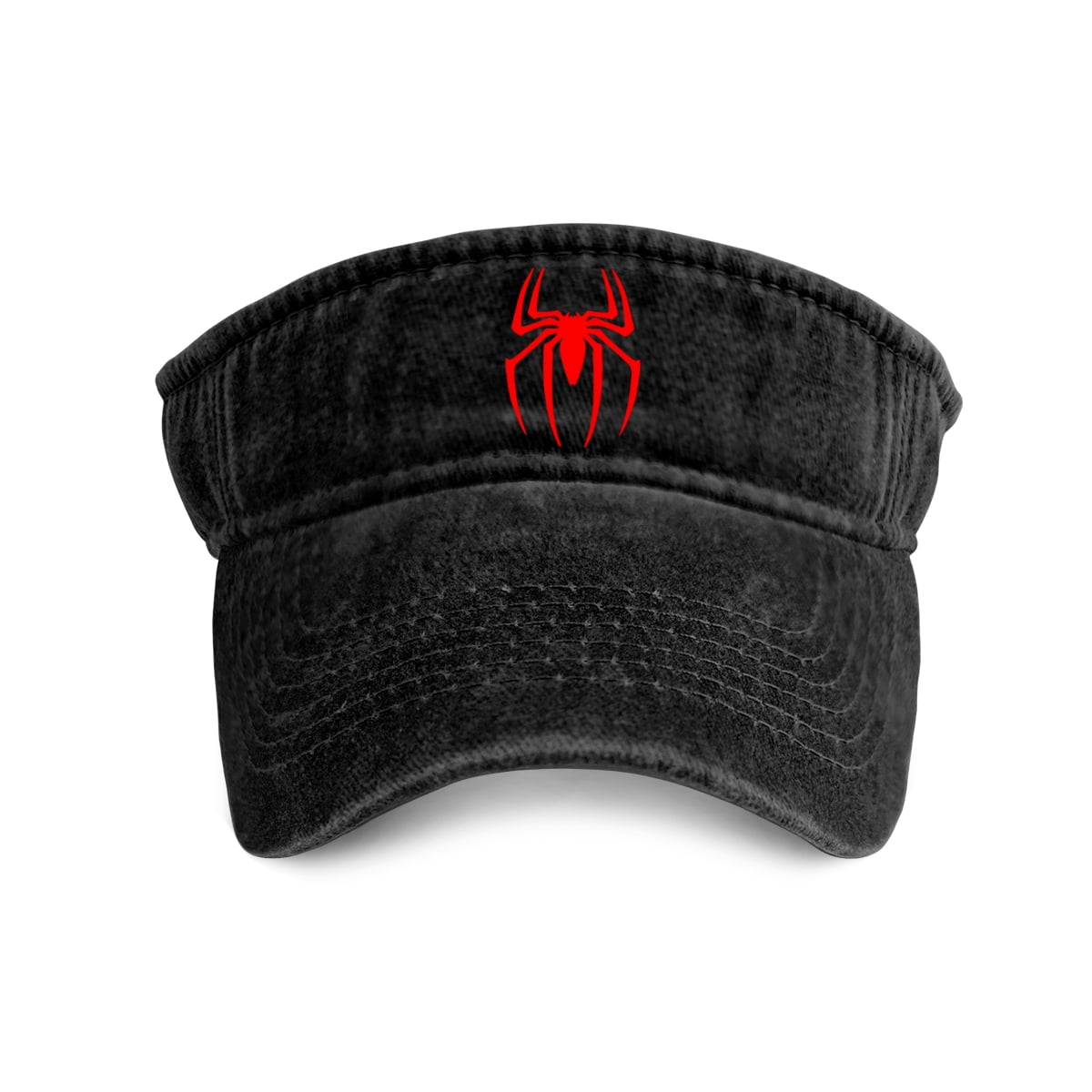 Spider Man Washed Distressed Sun Visors for Women Men, Sports Sun Hat ...