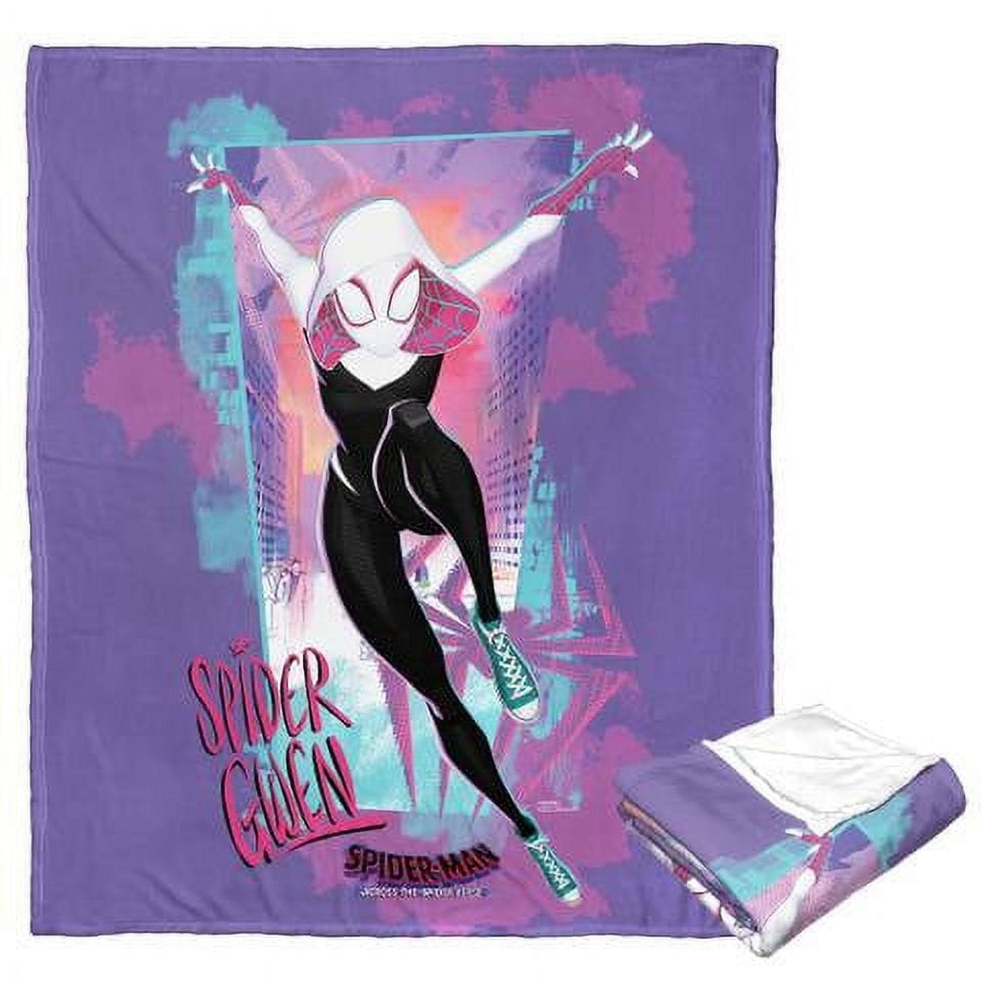 Spider-Man Watercolor Leap Marvel Kids Silk Touch Throw Blanket, 50 x ...