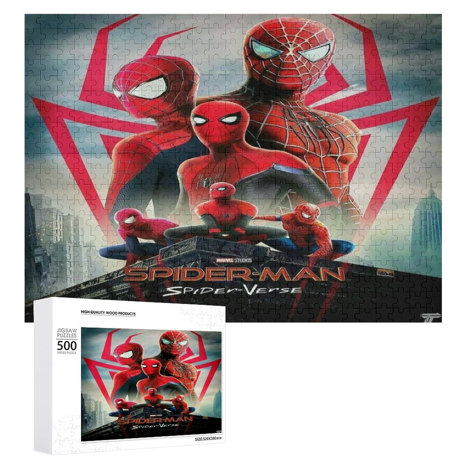 Spider Man No Way To Home Puzzles,Puzzles for Adults 500 Pieces,Wooden ...