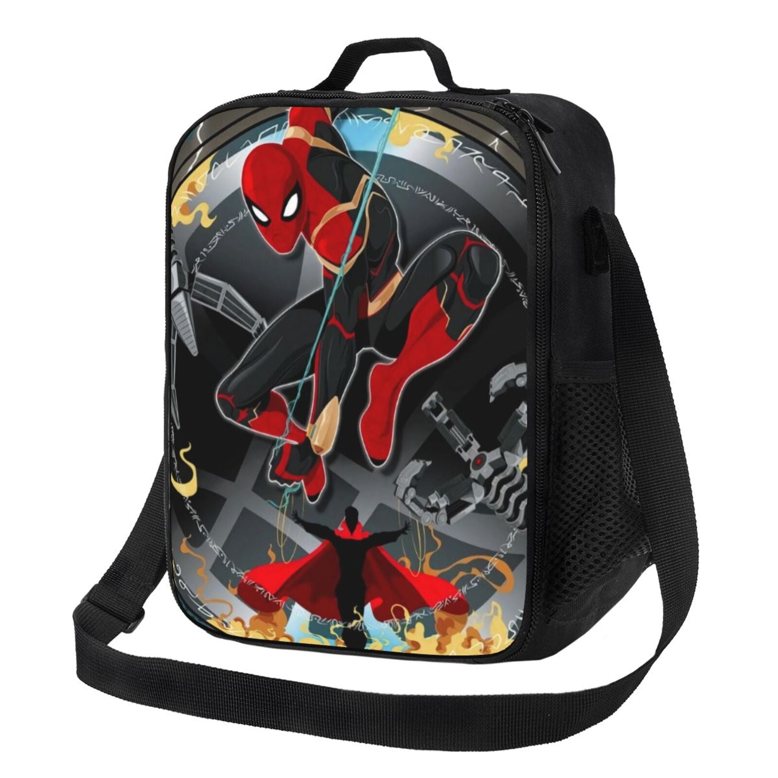 Spider-Man No Way Home poster lock screen Crossbody Lunch Bag Portable ...