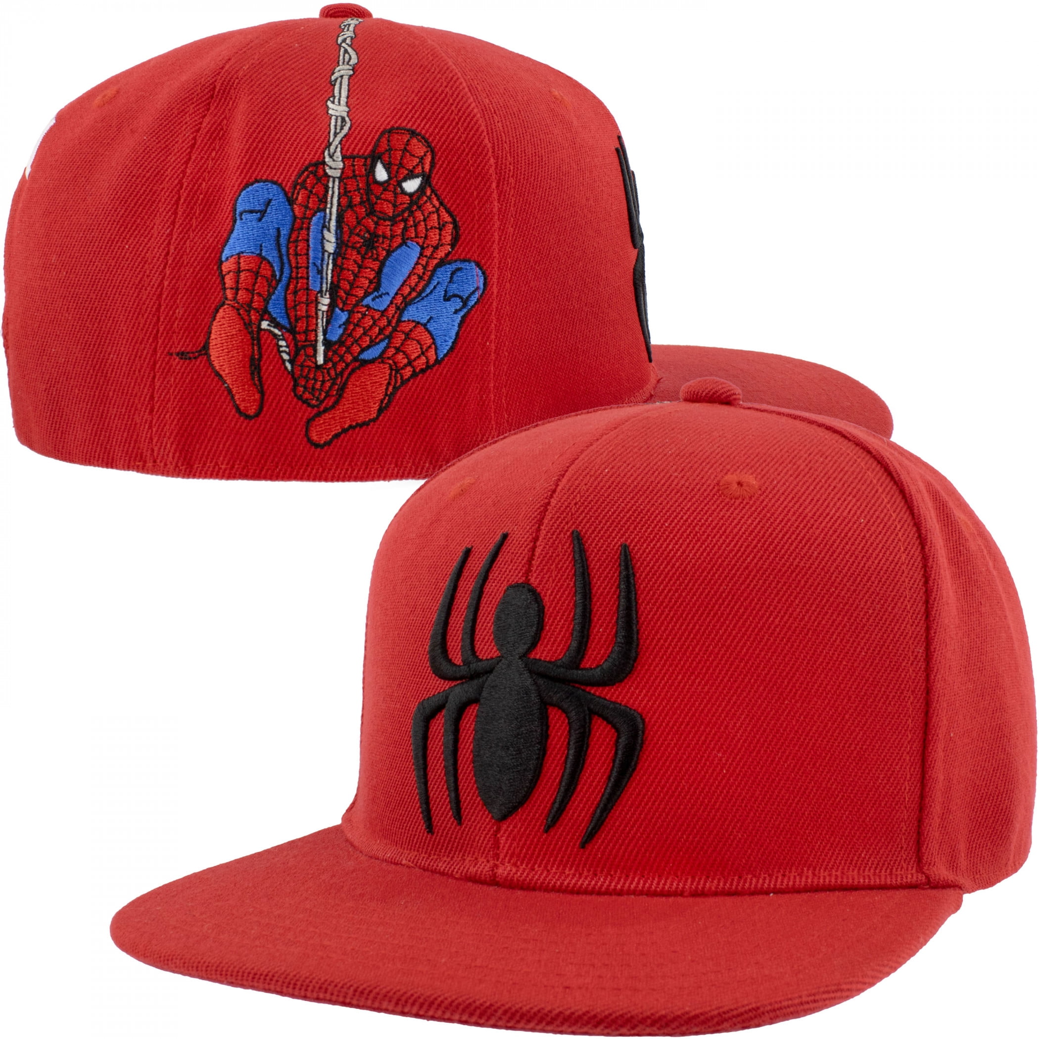Spider-Man Web Swinging Snapback Hat - Walmart.com