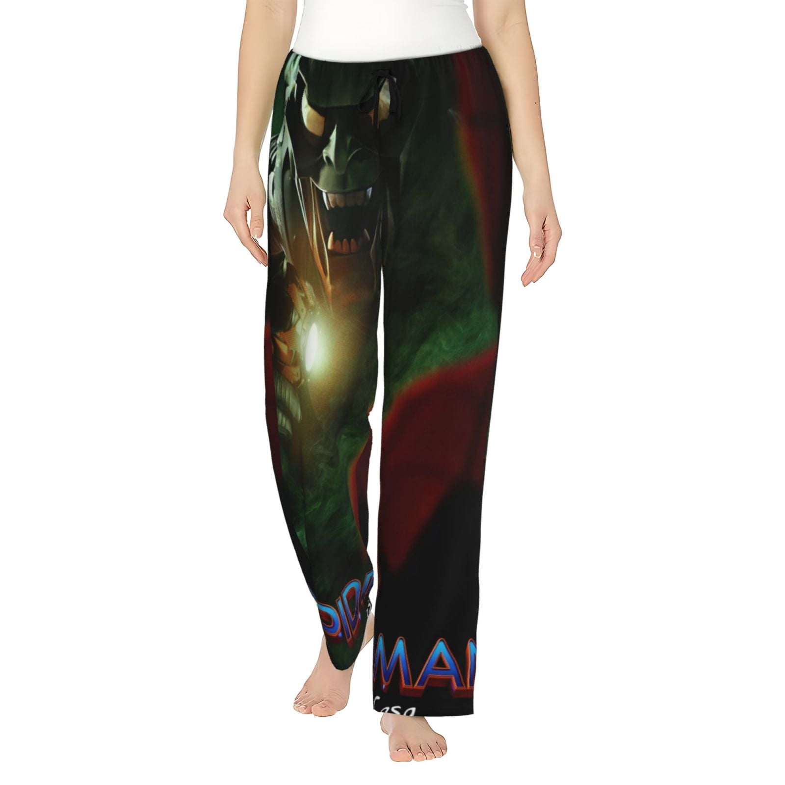 Spider-Man Women Pajama Pants With Pockets Stretch Pajama Bottoms ...