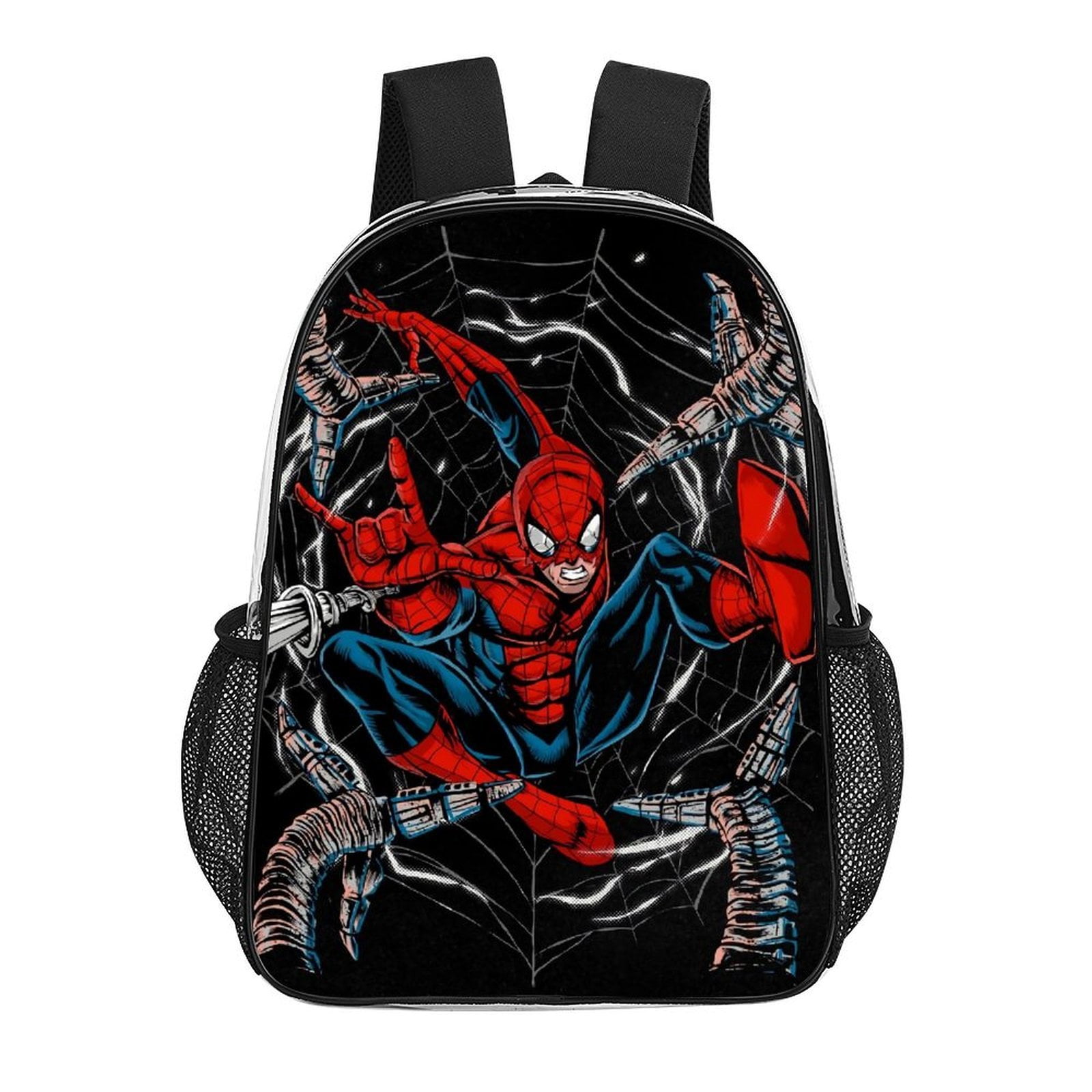 Spider-Man X Doctor Octopus 17 Inch Clear PVC Backpack, Transparent ...