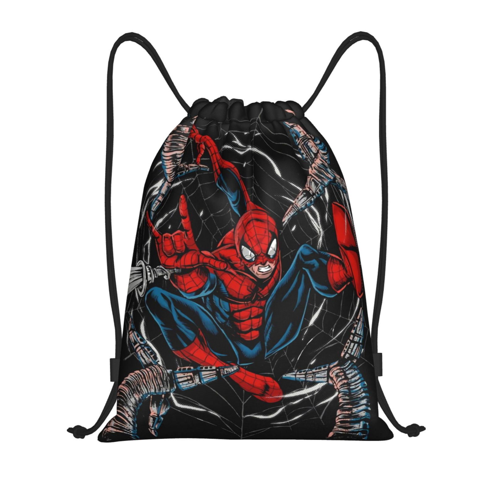 Spider-Man X Doctor Octopus Drawstring Backpack Drawstring Gym Bags ...