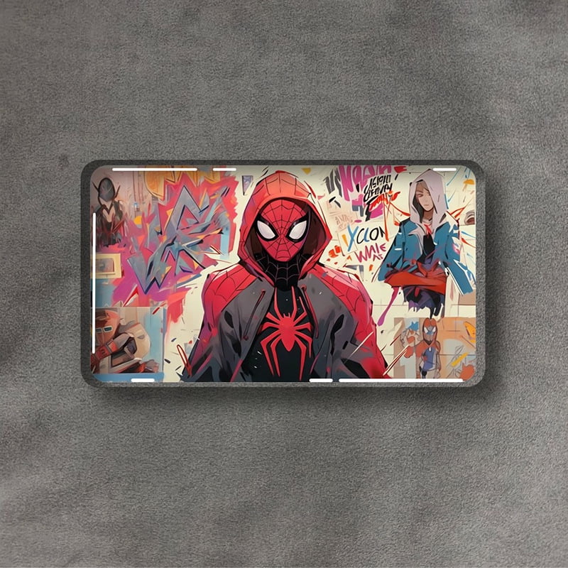 Spider-Man animation crystal sticker refrigerator chassis cartoon ...
