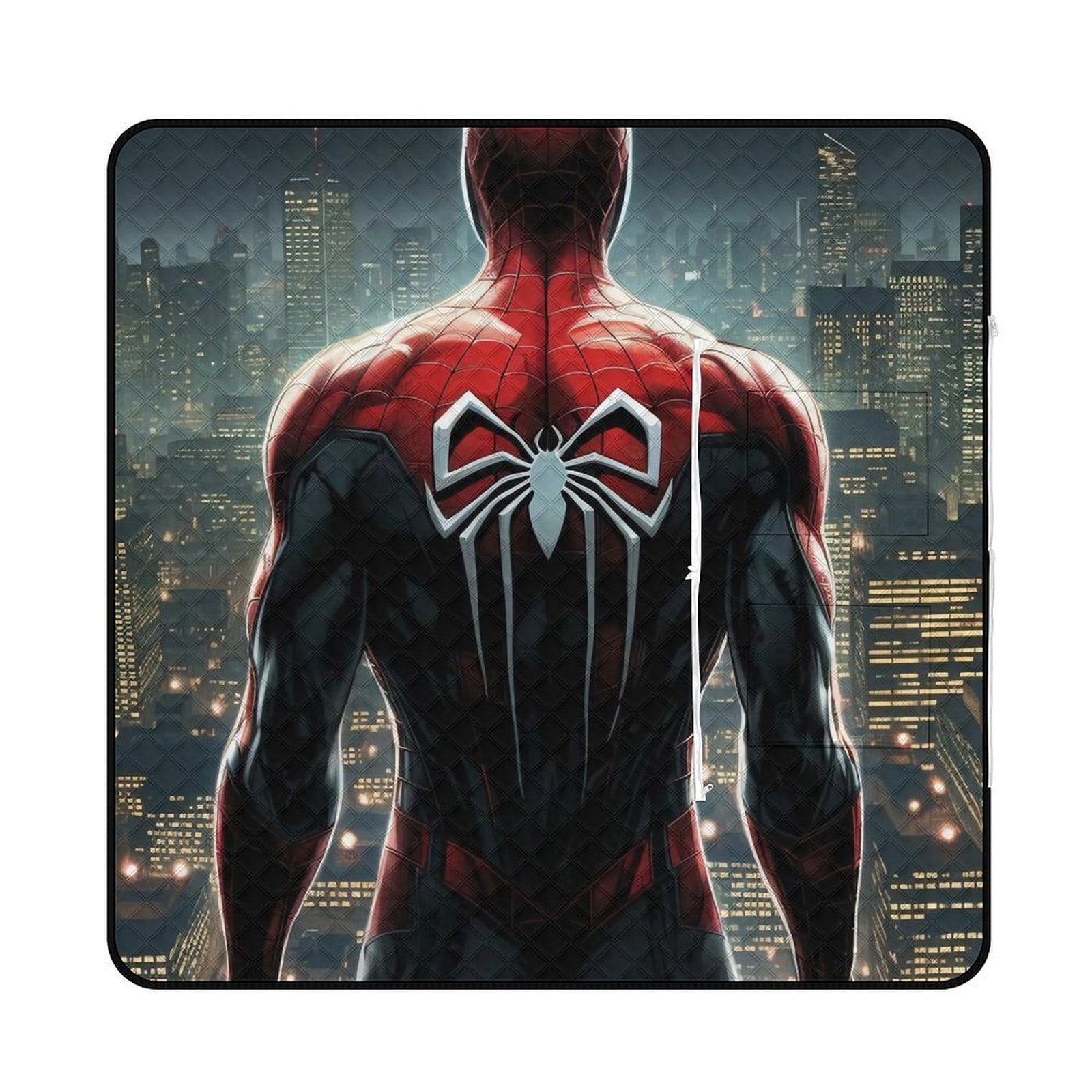 Spider-Man from behind Picnic Blanket,Foldable Waterproof Sand Mat ...