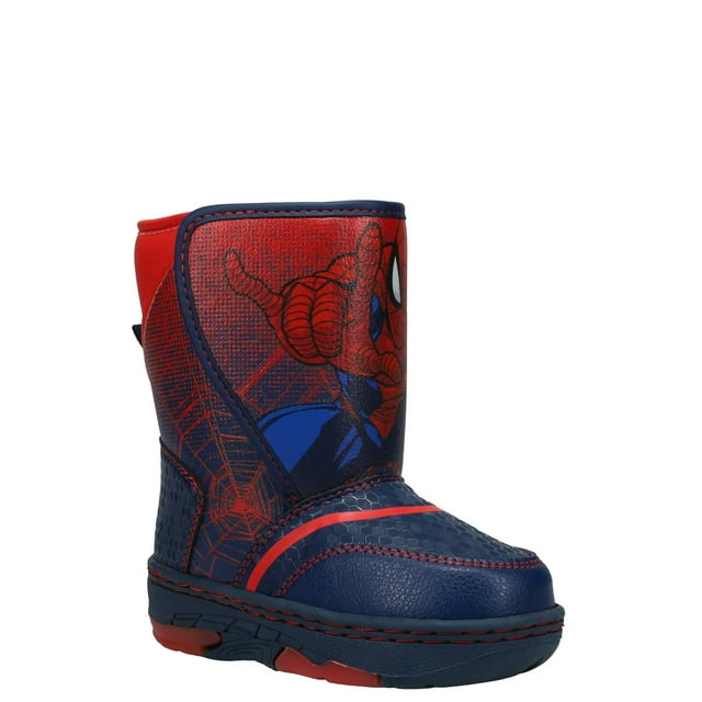 Spider-Man Toddler Boys Light-Up Boot - Walmart.com
