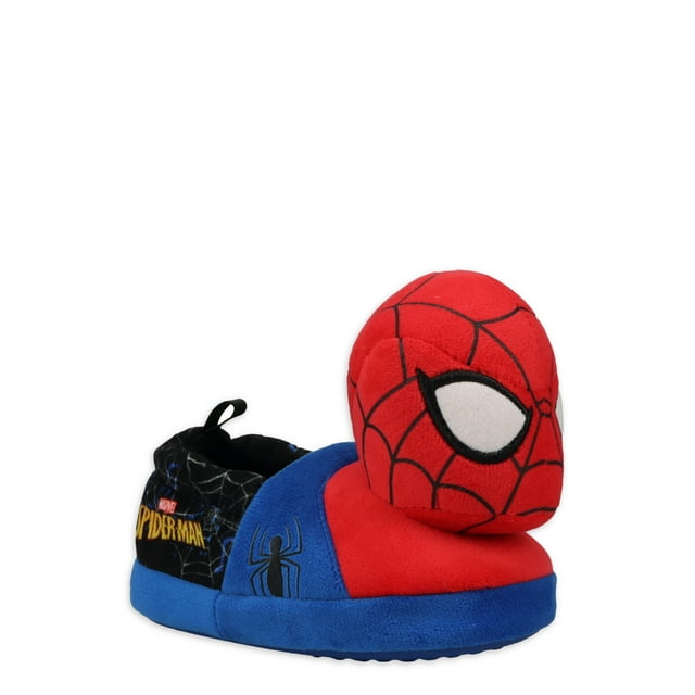 Spider-Man by Marvel Toddler Boys Spidey Head Slippers, Dual Sizes 5-12 ...