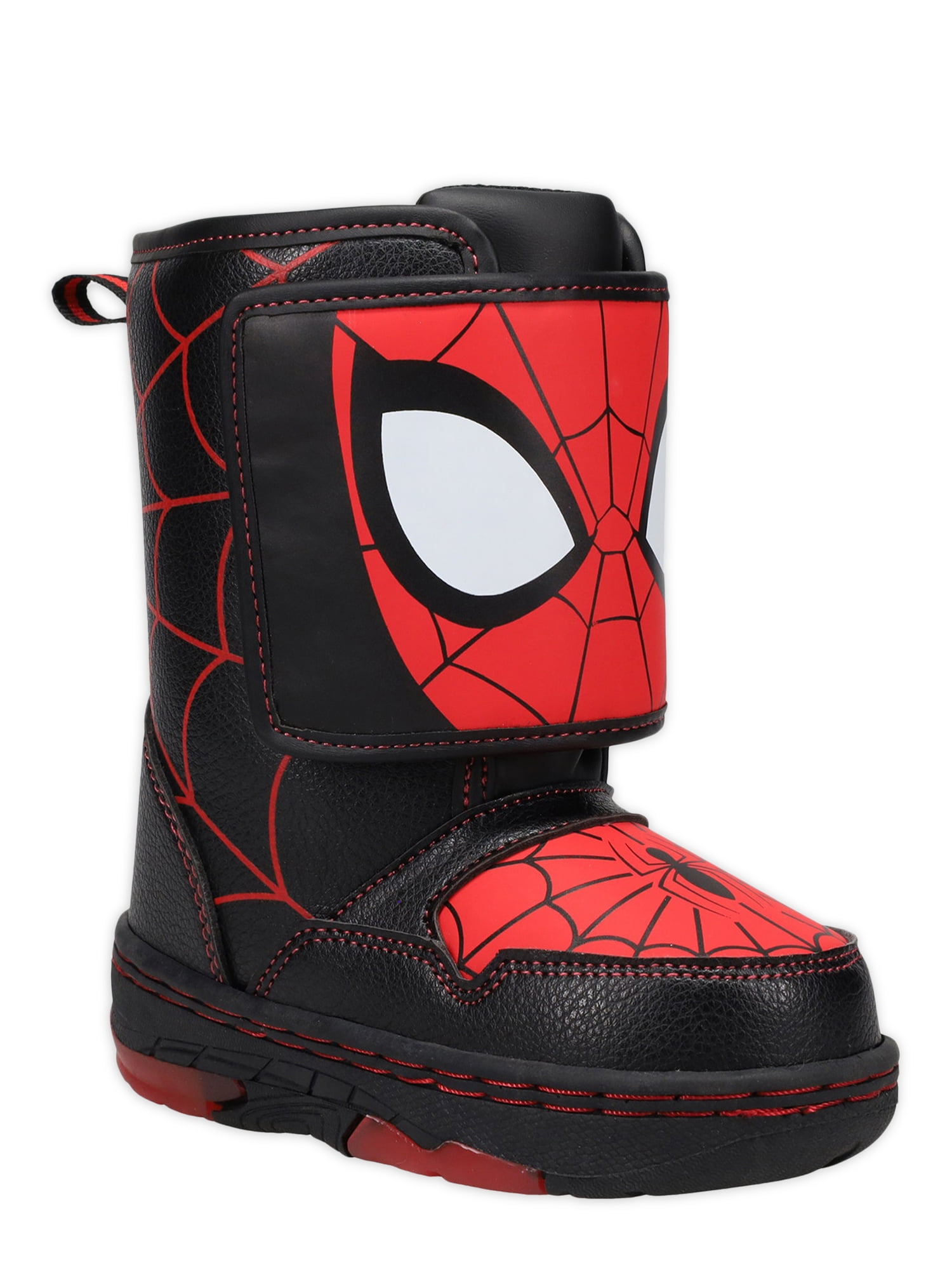 Spider-Man by Marvel Toddler Boys Winter Light-up Mid-Calf Boot, Sizes 6-11, Medium Width ...