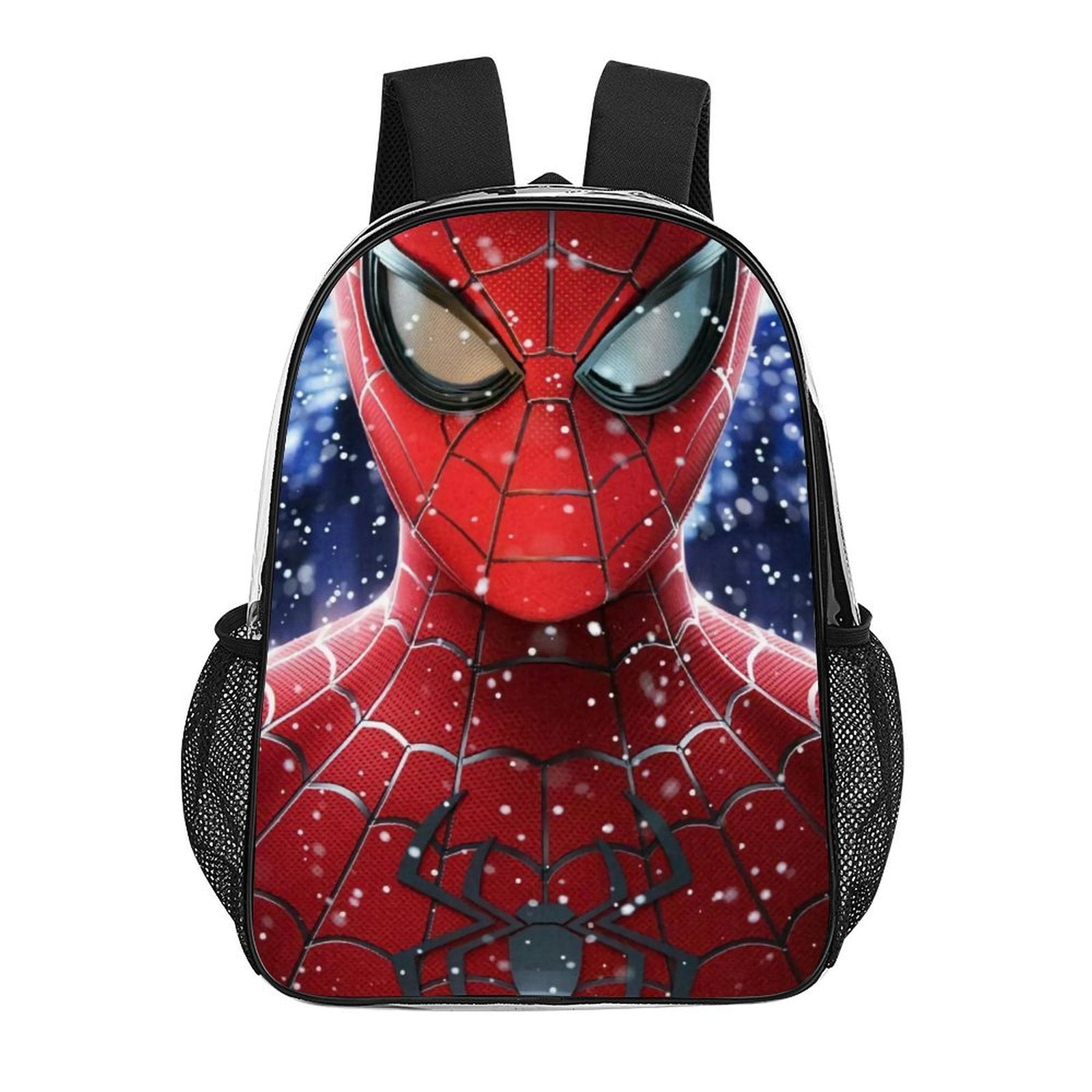 Spider-Man's Pectoral Muscles669 17 Inch Clear Backpack Large Capacity ...