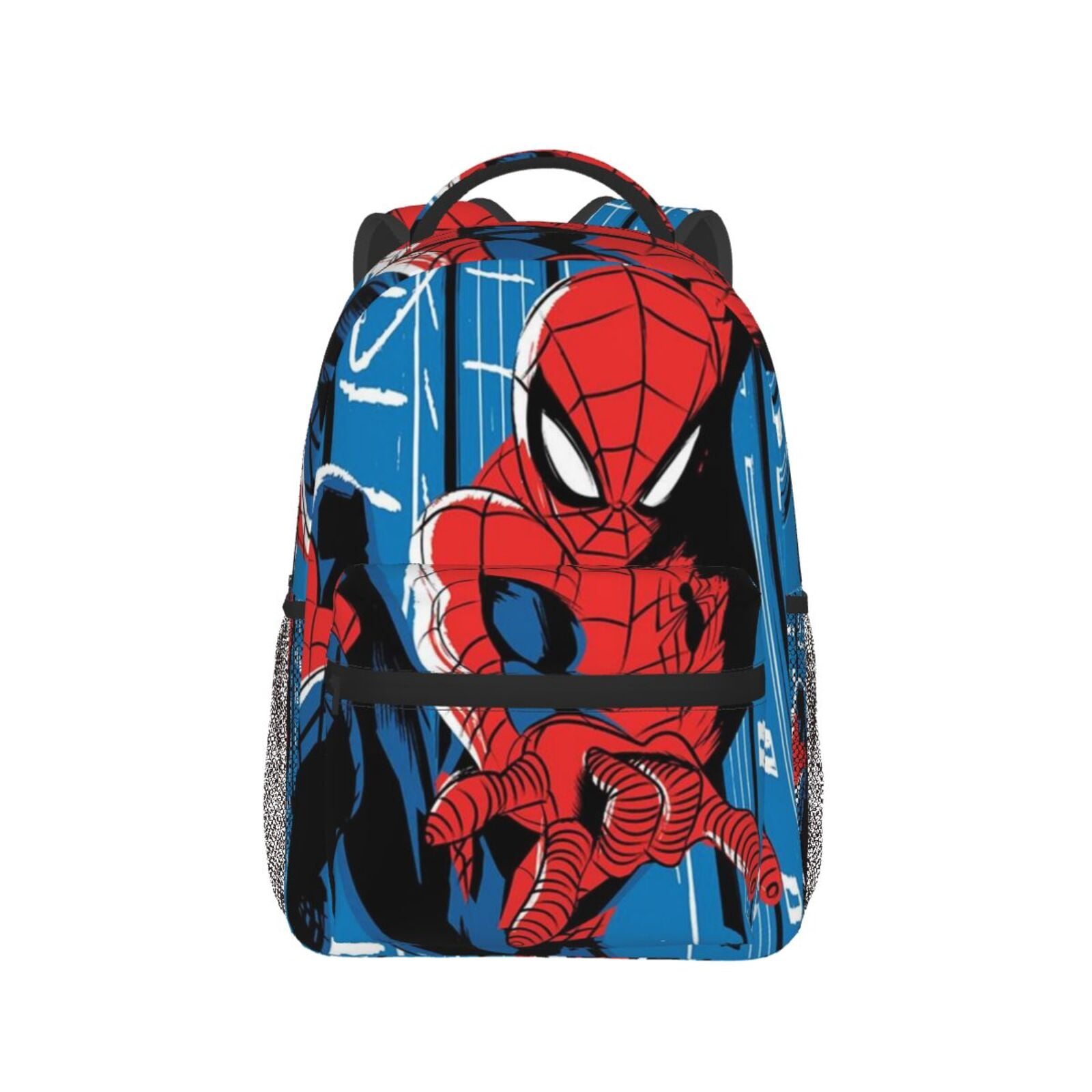 Spider-Man and spider web Backpack,Fabric & PVC Backpack with ...