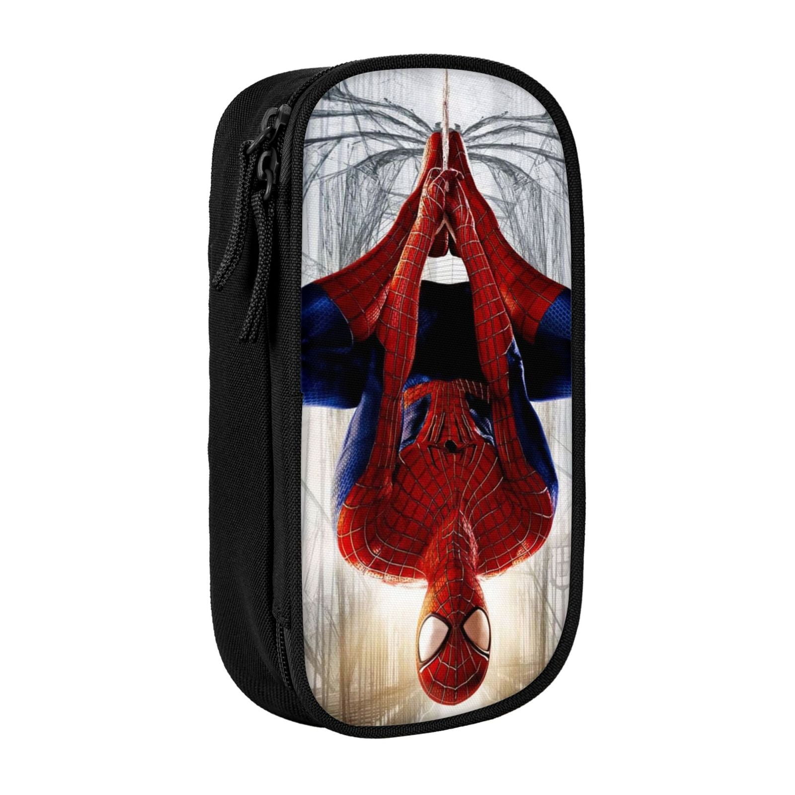 Spider-Man and spider web26 Double Layer Large Capacity Pencil Bag with ...