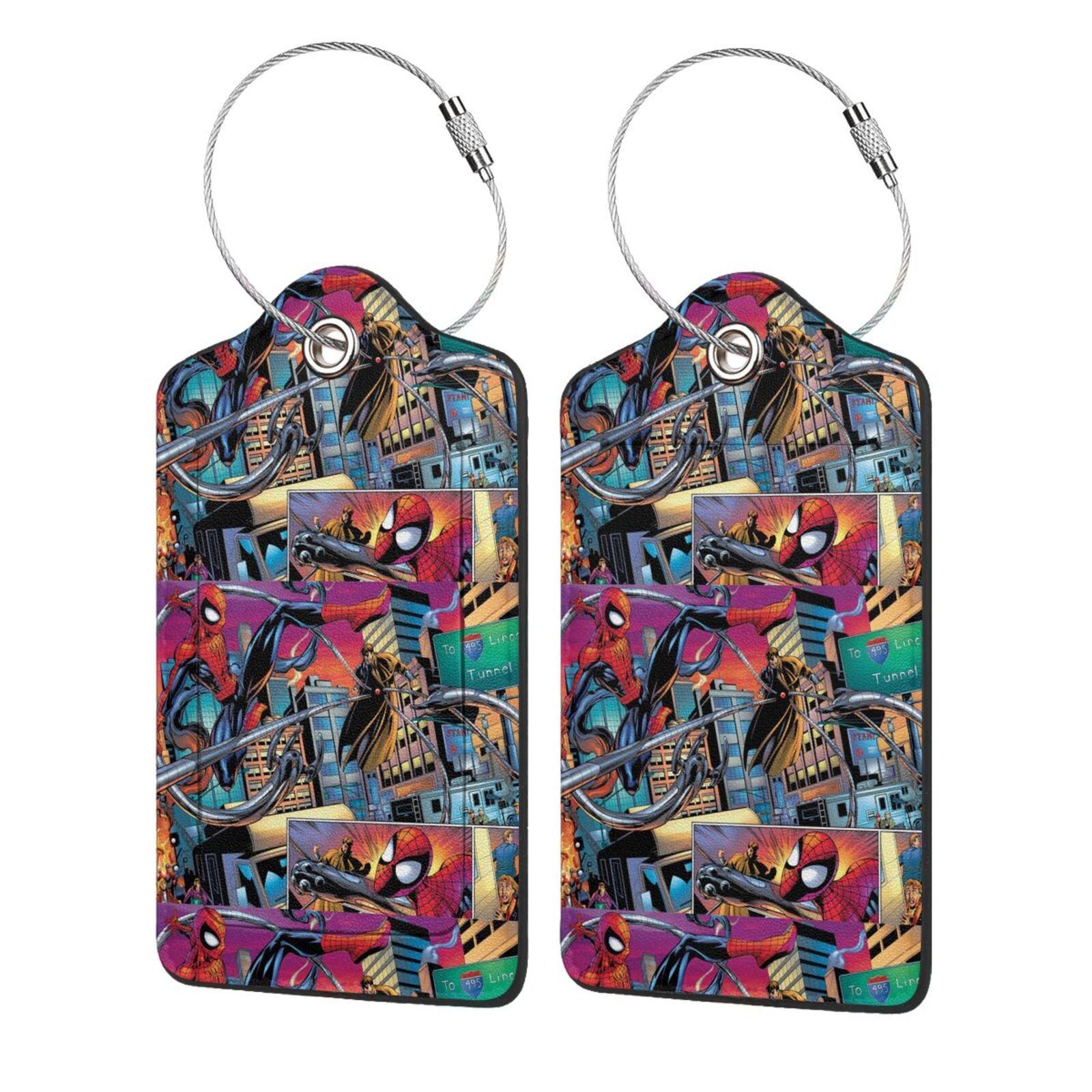 Spider-Man vs. Doctor Octopus Luggage Tags for Suitcases Travel ID ...