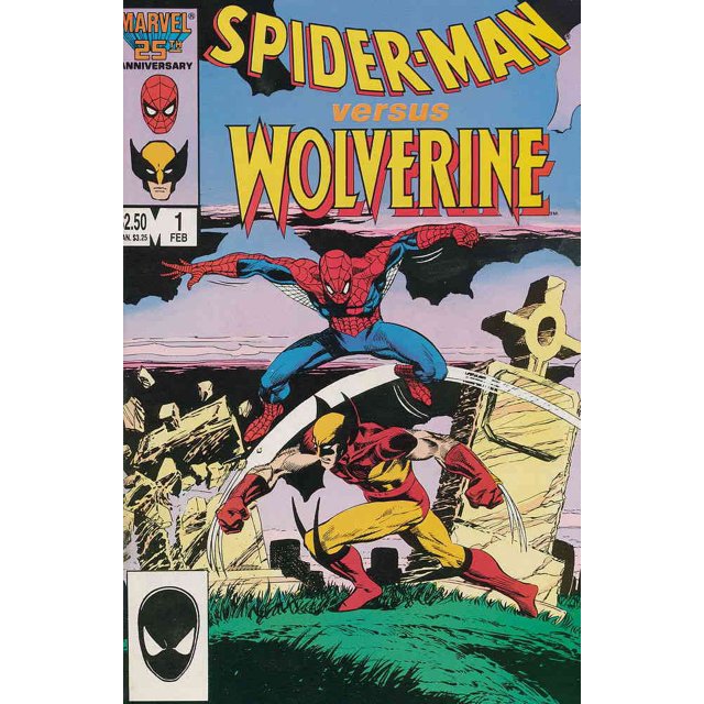 Spider-Man vs. Wolverine #1 VF ; Marvel Comic Book - Walmart.com