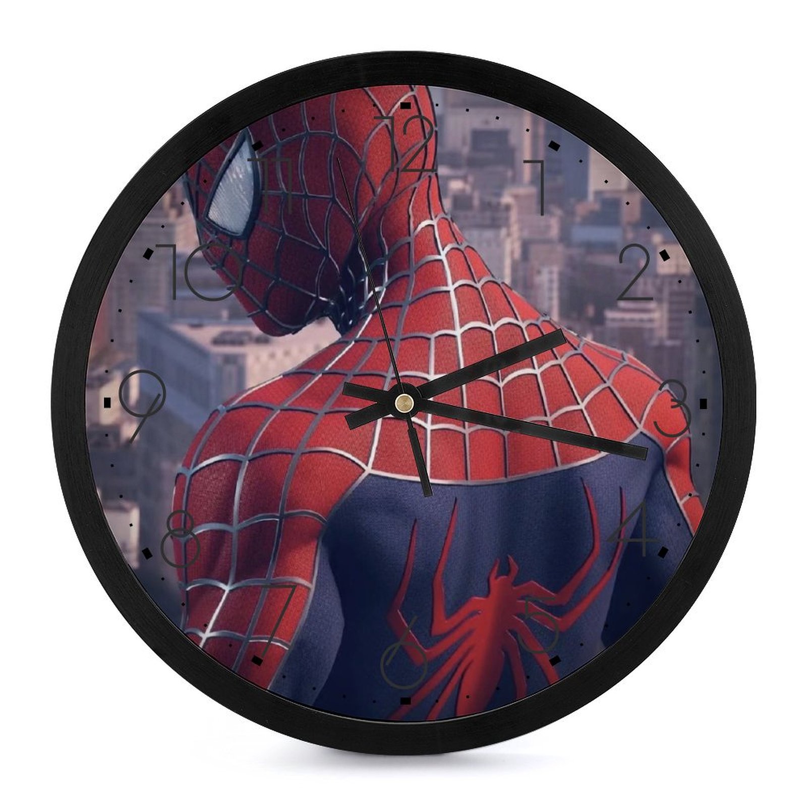Spider-Man01 Round wall clocks battery operated decorative - Walmart.com