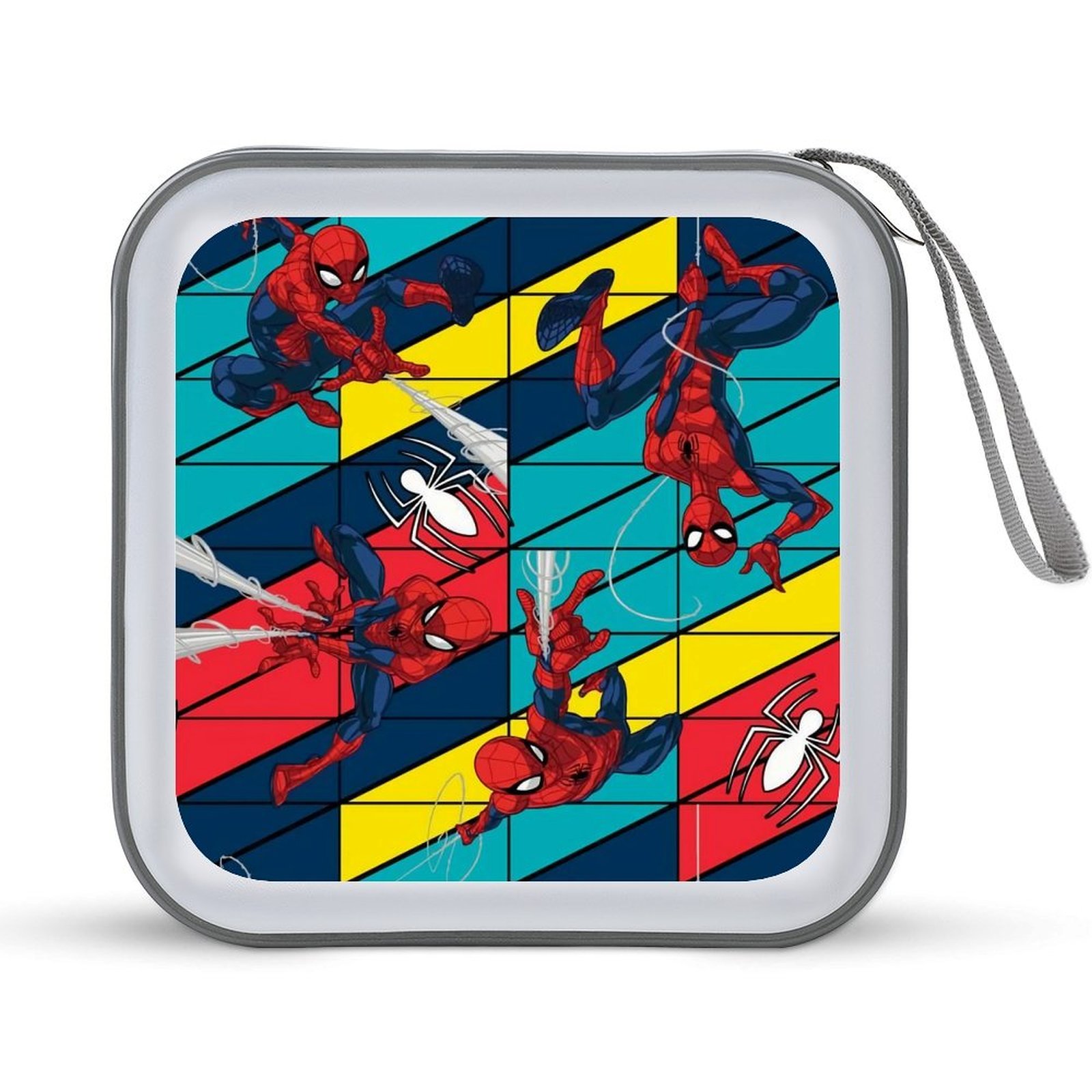 Spider-Man11035 CD Case, 40 Capacity VCD/DVD Case Holders Wallet Hard ...