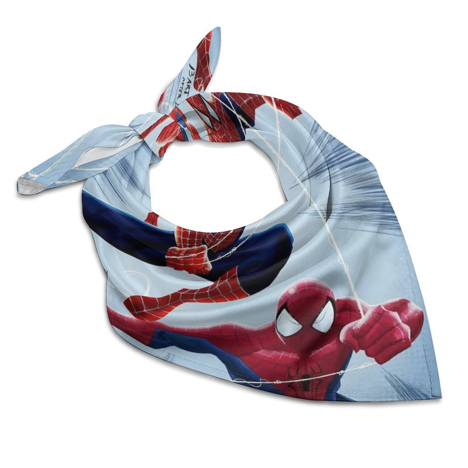Spider-Man1493 Square Satin Head Scarf Hair Scarves Silk-like Bandana ...