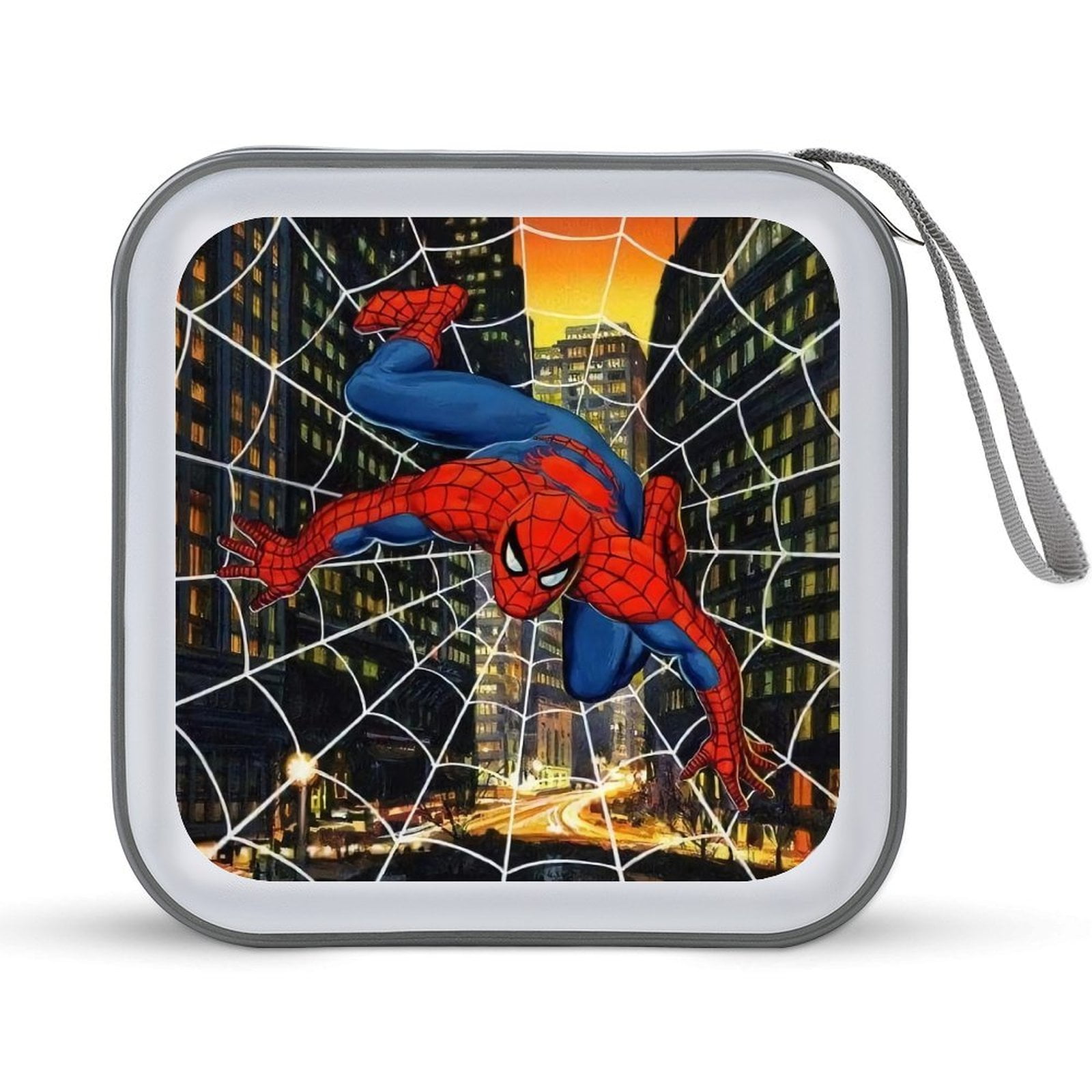 Spider-Man2646 CD Case, 40 Capacity VCD/DVD Case Holders Wallet Hard ...