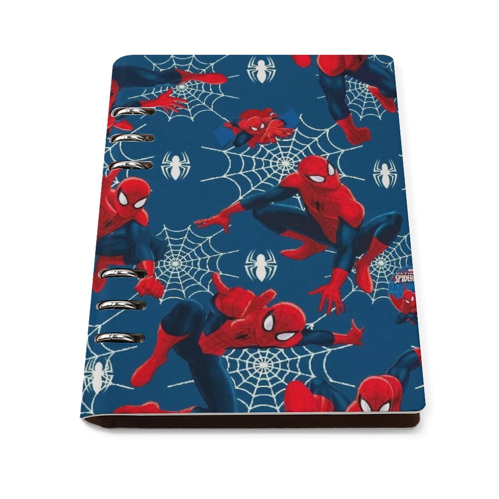Spider-Man36589 Refillable Leather A5 Loose Leaf Notebook, Loose Leaf ...