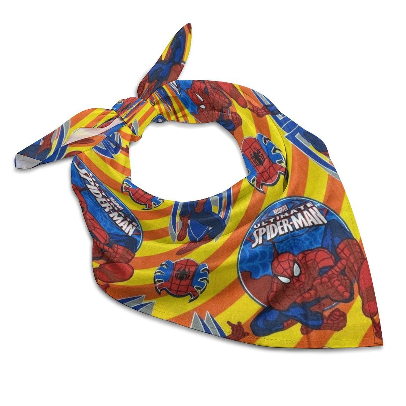 Spider-Man45 Square Satin Head Scarf Hair Scarves Silk-like Bandana ...