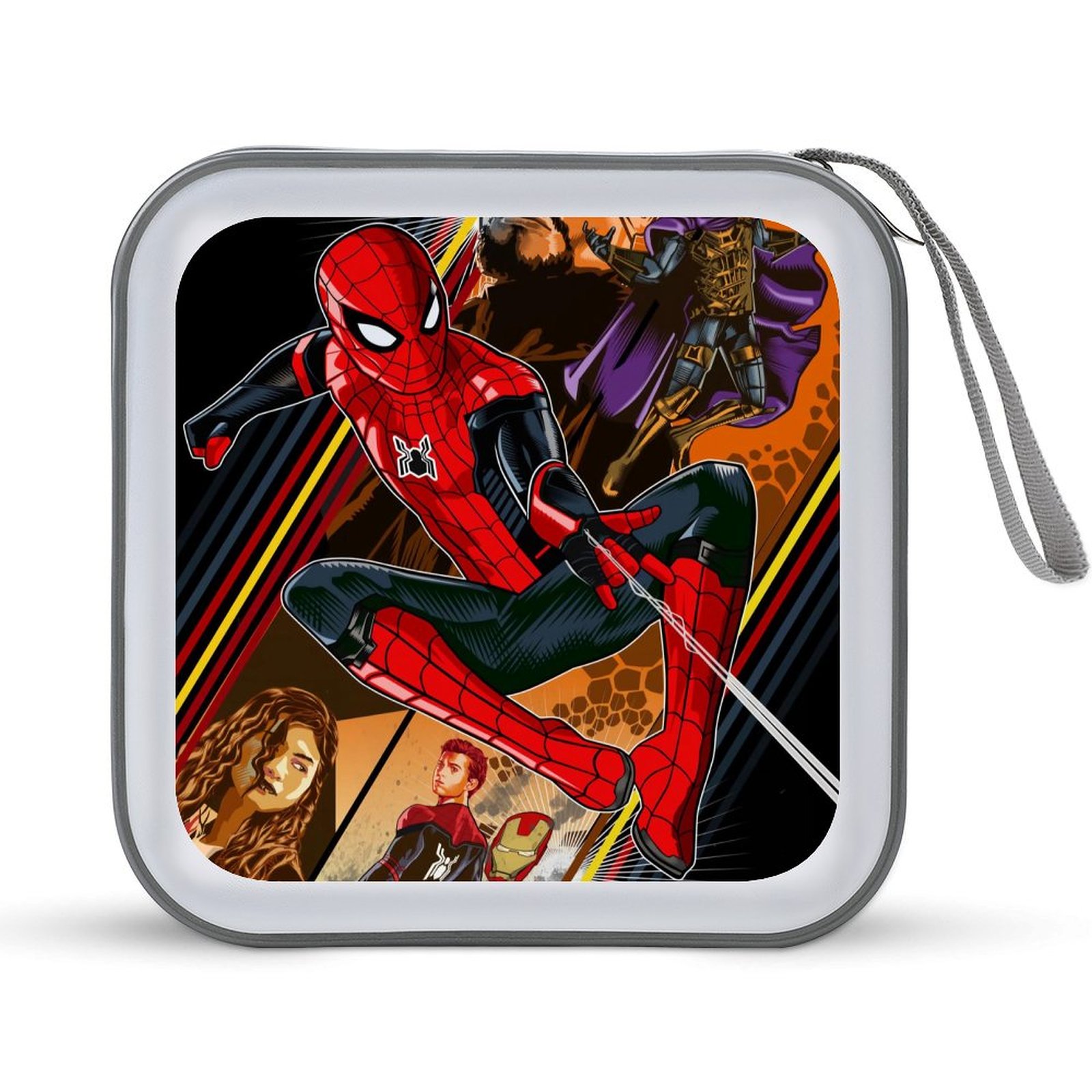Spider-Man451 CD Case, 40 Capacity VCD/DVD Case Holders Wallet Hard ...