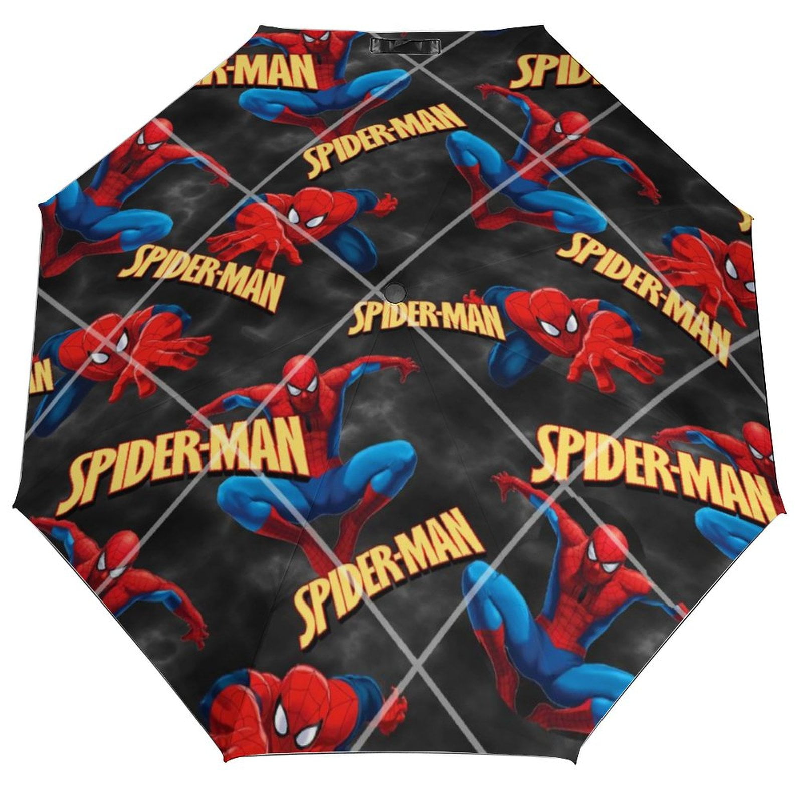 Spider-Man455 Travel Automatic Folding Rain Umbrellas with Cover Bag ...