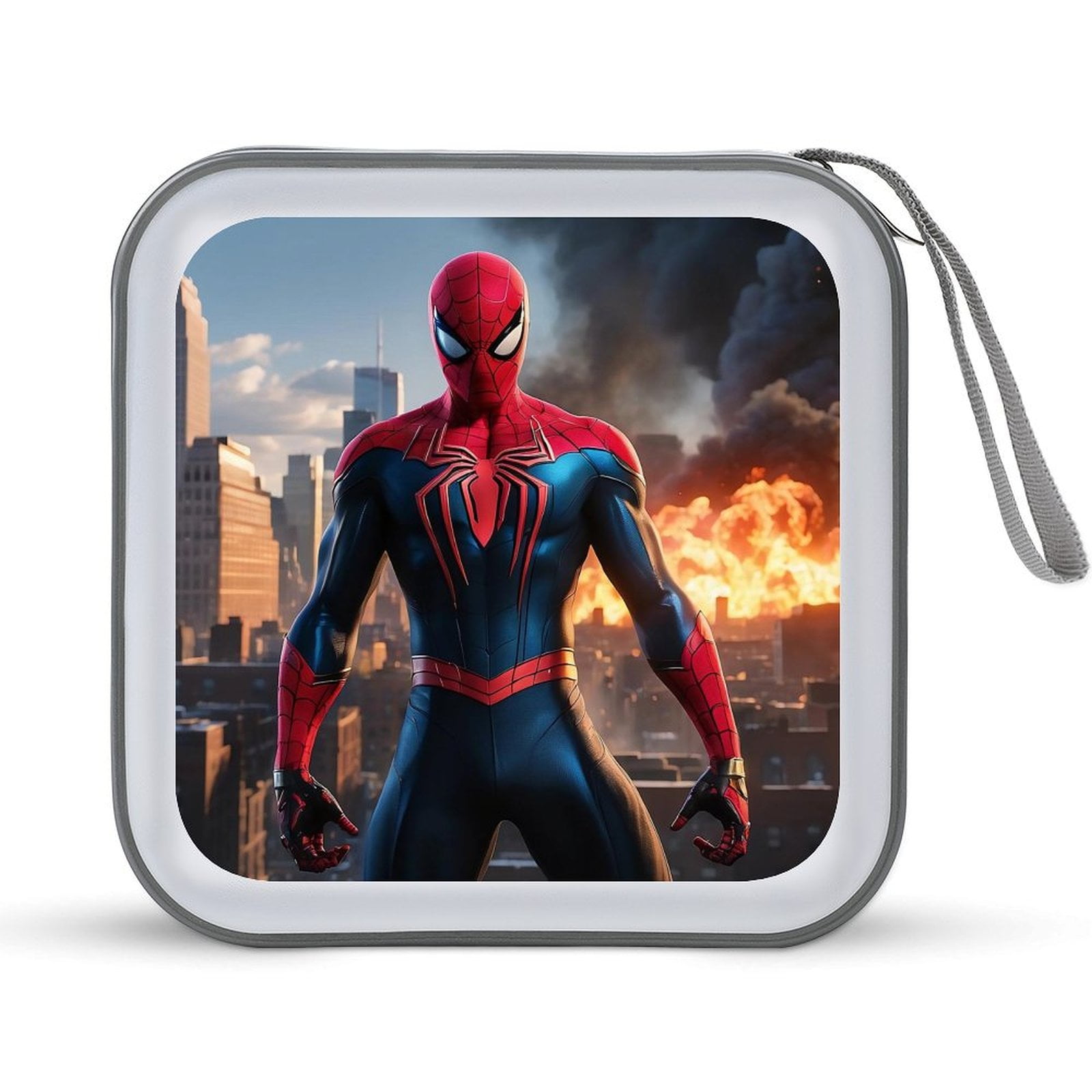 Spider-Man474 CD Case, 40 Capacity VCD/DVD Case Holders Wallet Hard ...