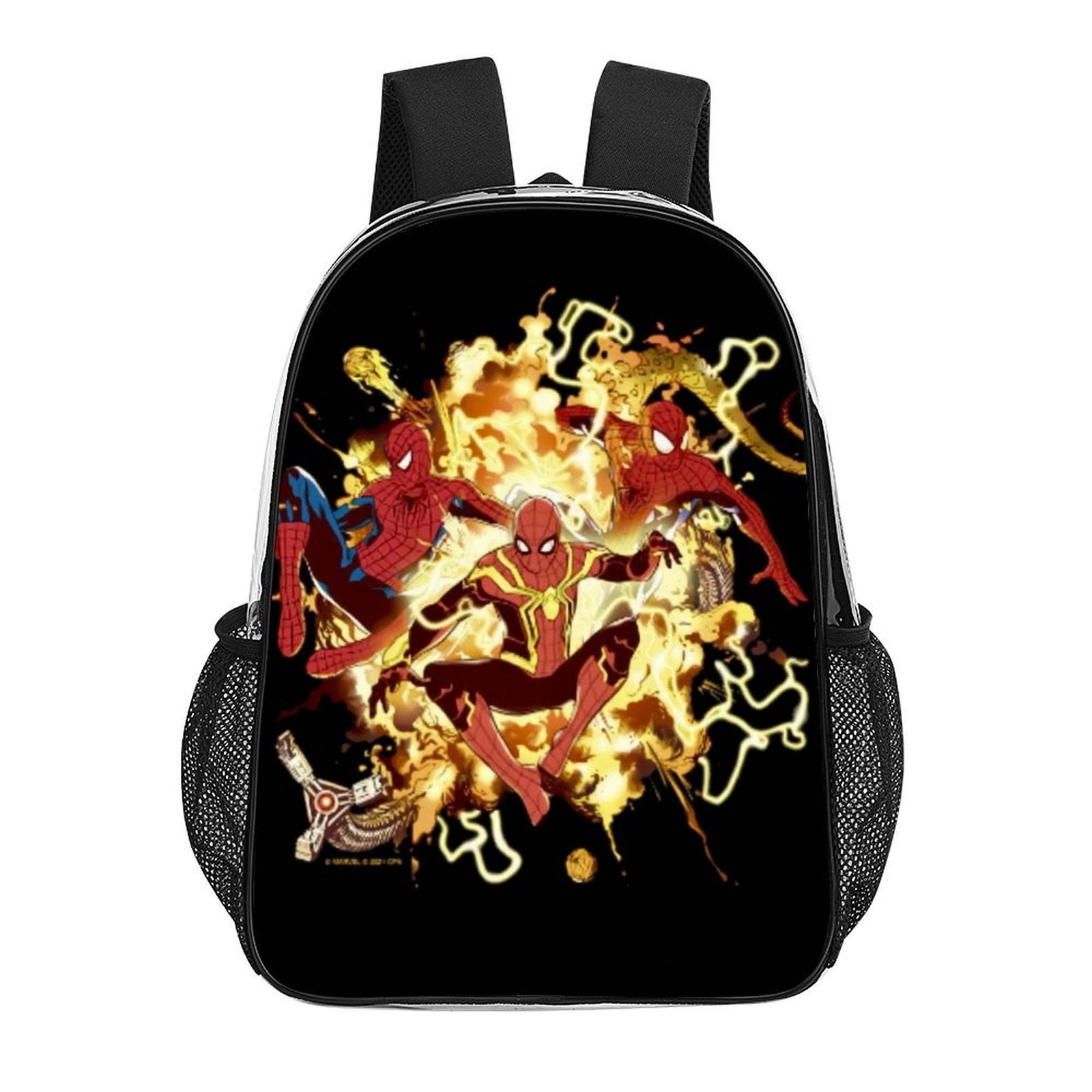 Spider-Man4873 17 Inch Clear Backpack Large Capacity Heavy Duty PVC ...