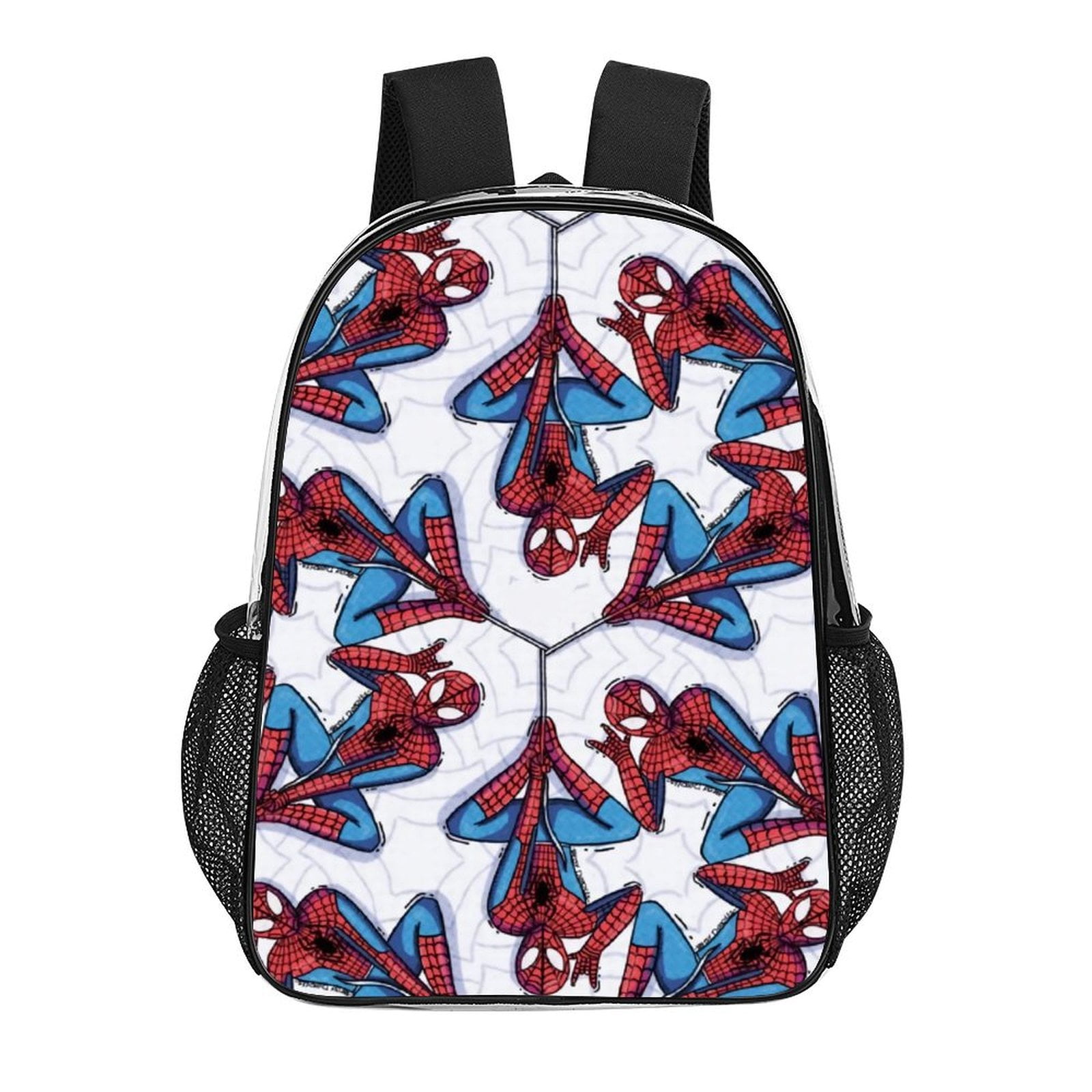 Spider-Man514 17 Inch Clear PVC Backpack, Transparent Bookbag with 2 ...