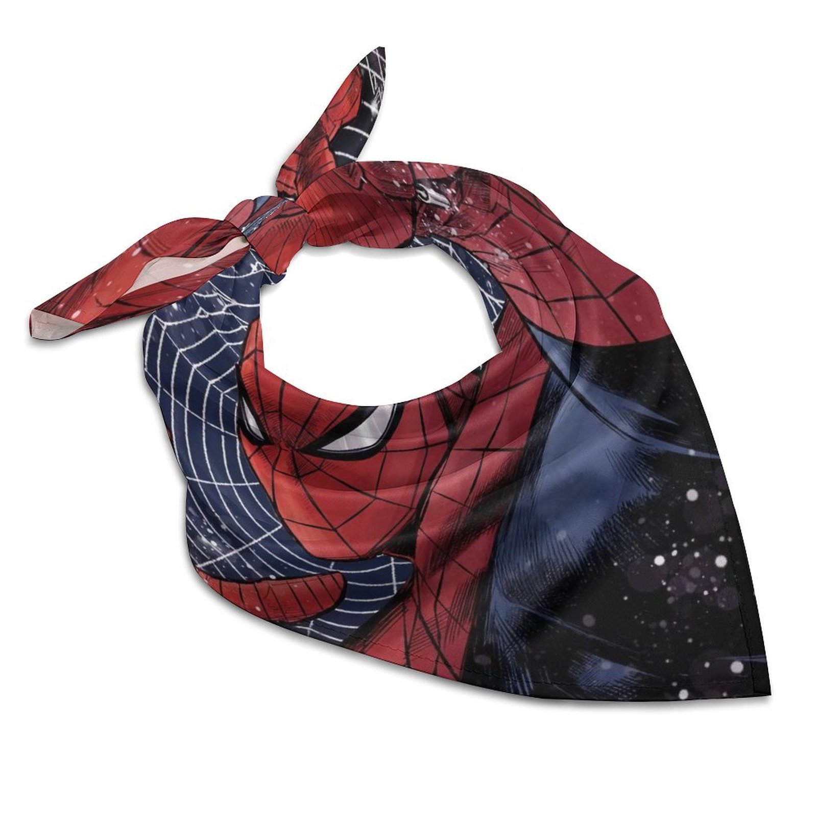 Spider-Man5476 Square Satin Head Scarf Hair Scarves Silk-like Bandana ...