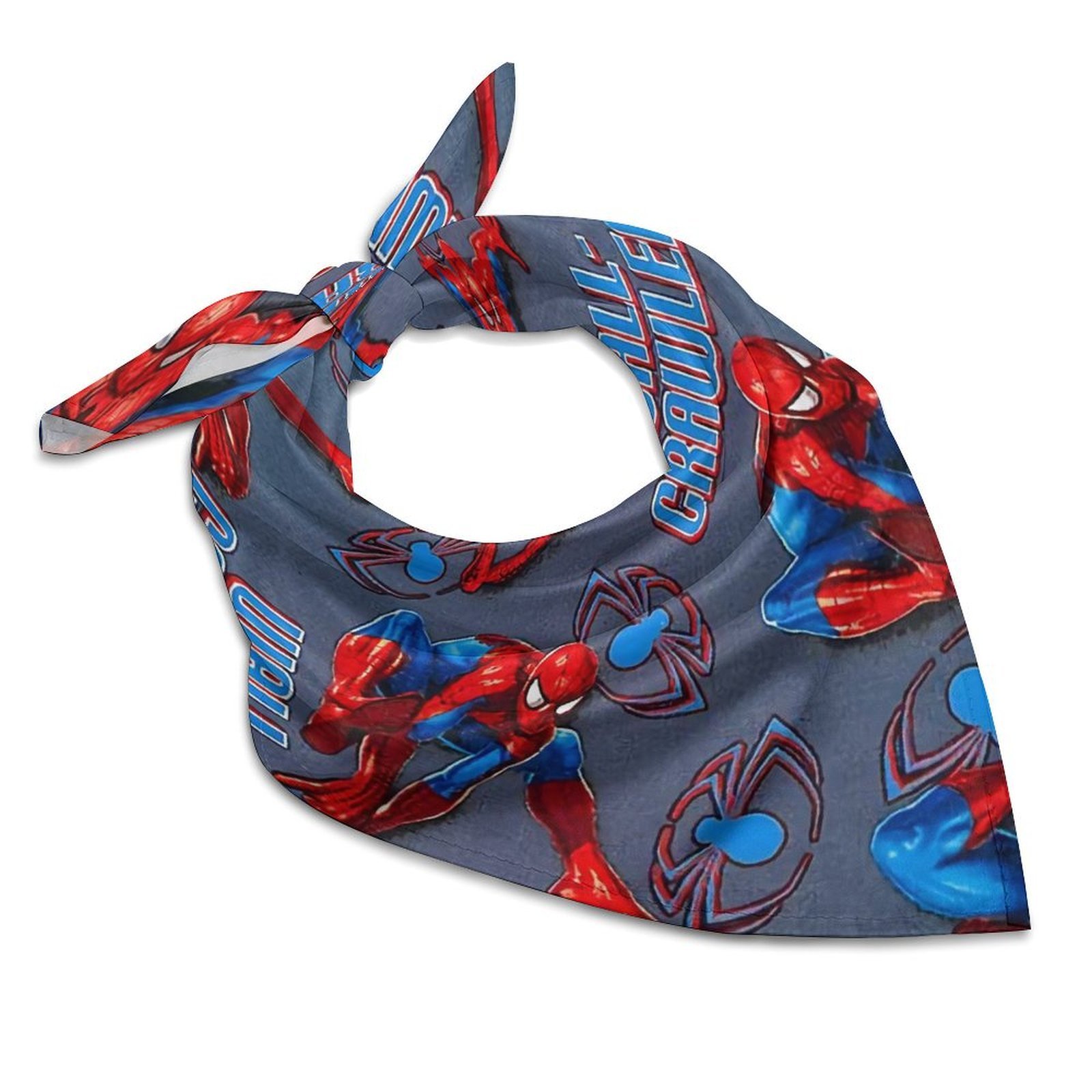 Spider-Man5487 Square Satin Head Scarf Hair Scarves Silk-like Bandana ...