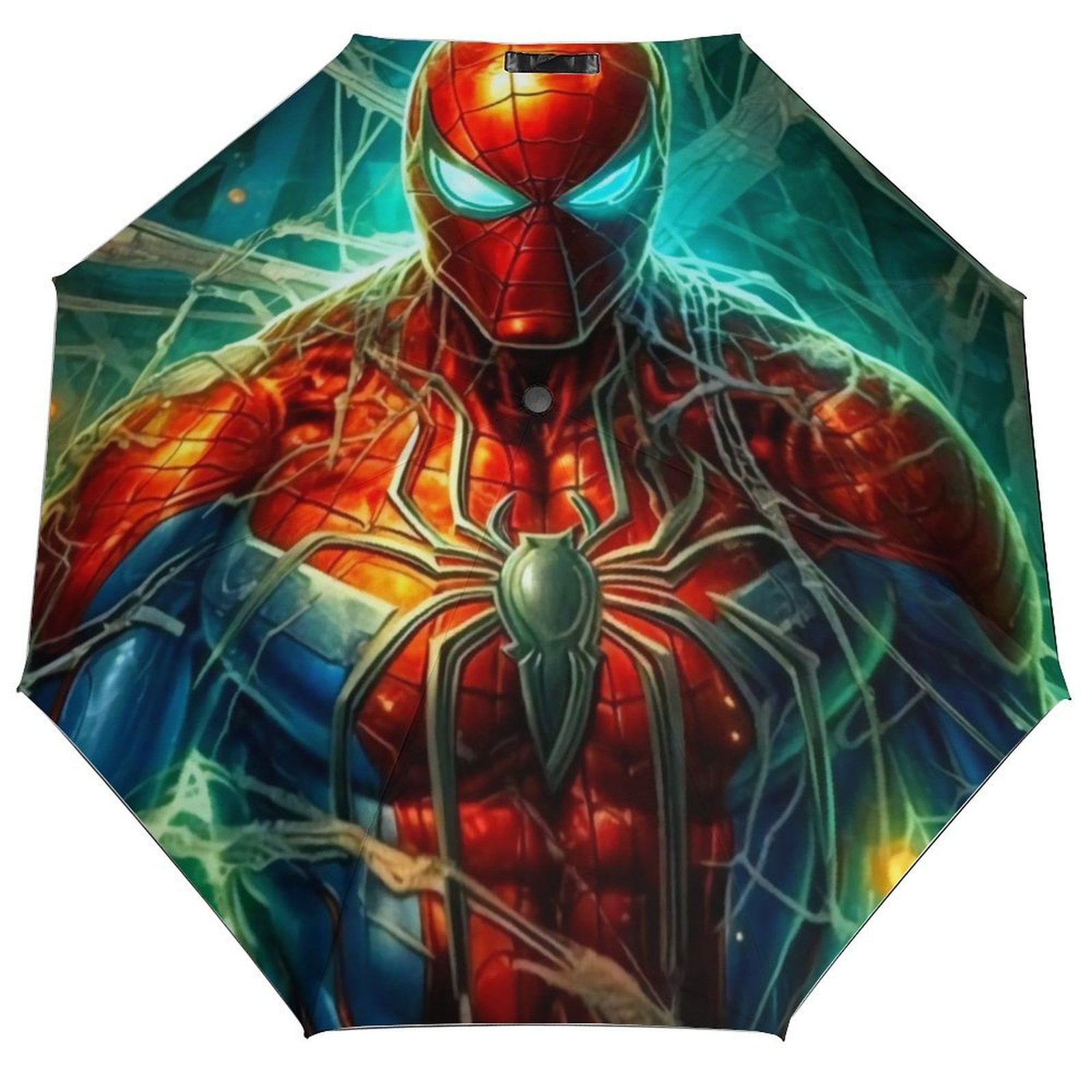 Spider-Man5931 Travel Automatic Folding Rain Umbrellas with Cover Bag ...