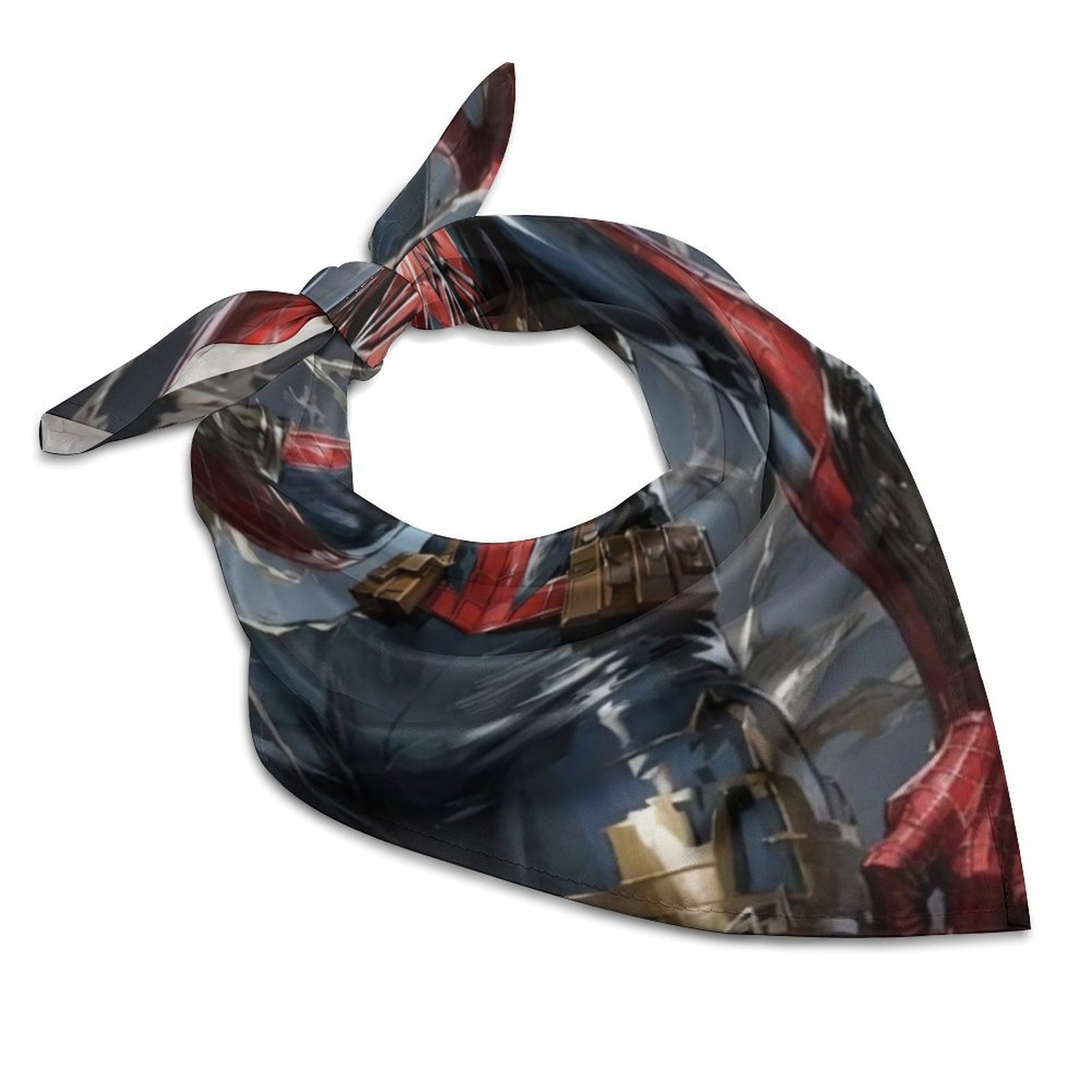 Spider-Man5987 Square Satin Head Scarf Hair Scarves Silk-like Bandana ...