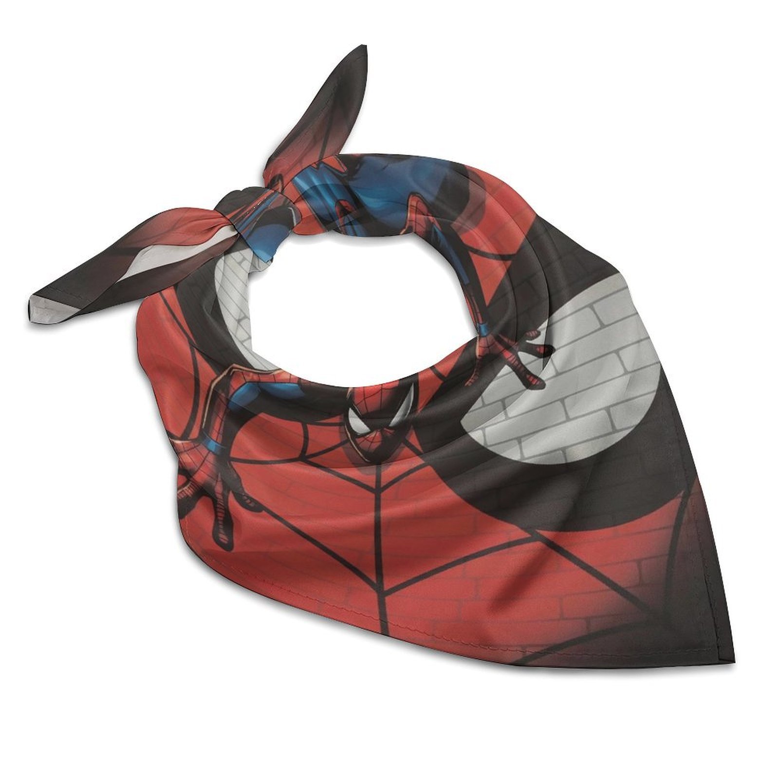 Spider Man6 Square Satin Head Scarf Hair Scarves Silk-like Bandana ...