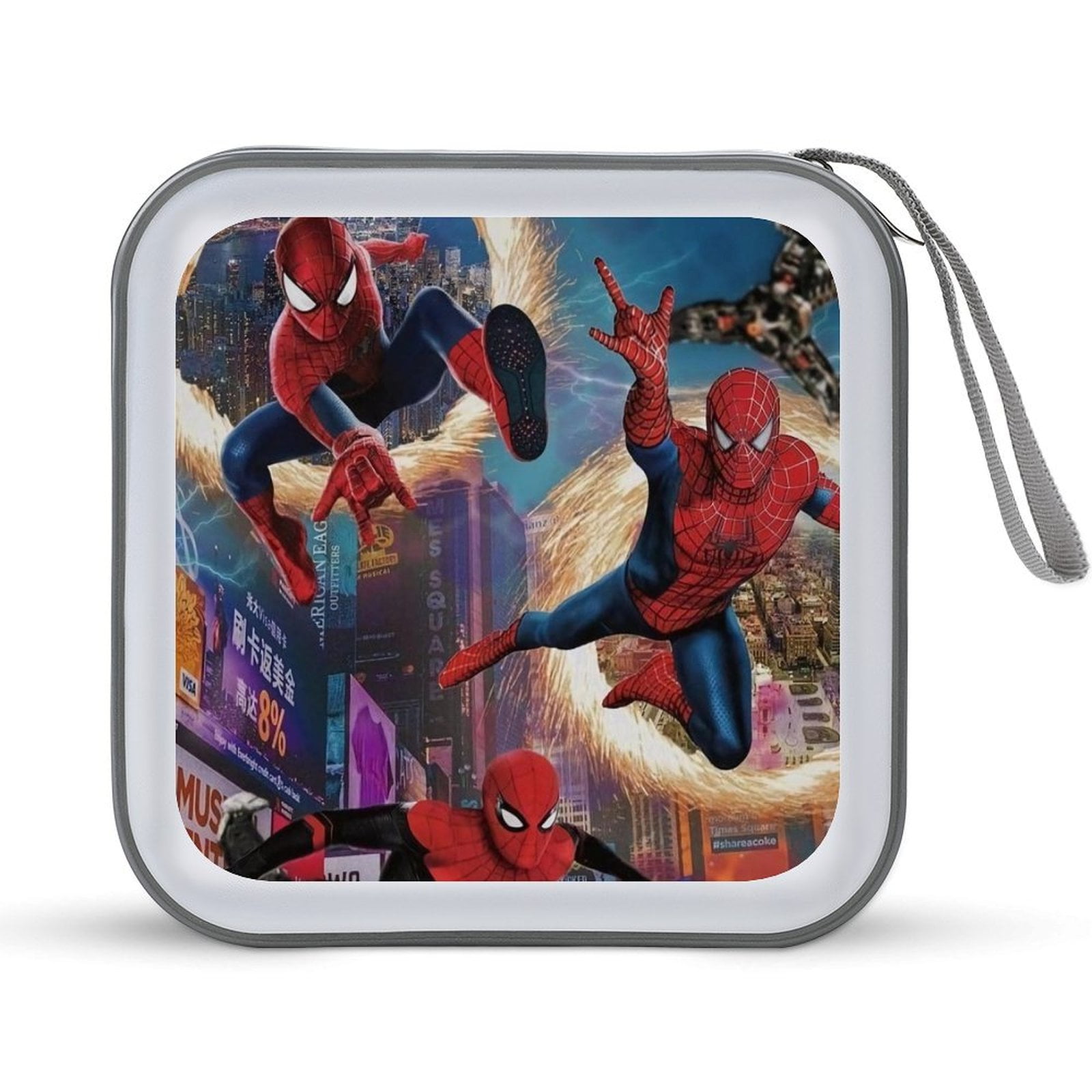Spider-Man69710 CD Case, 40 Capacity VCD/DVD Case Holders Wallet Hard ...