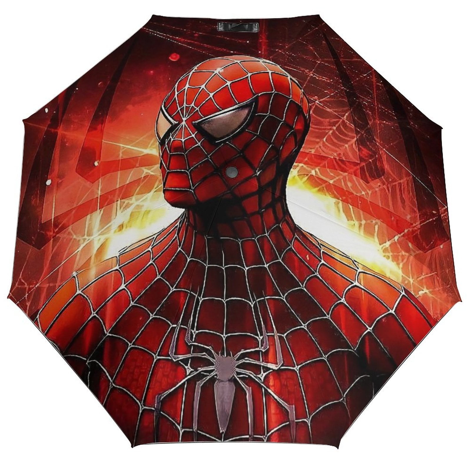 Spider-Man698 Travel Automatic Folding Rain Umbrellas with Cover Bag ...