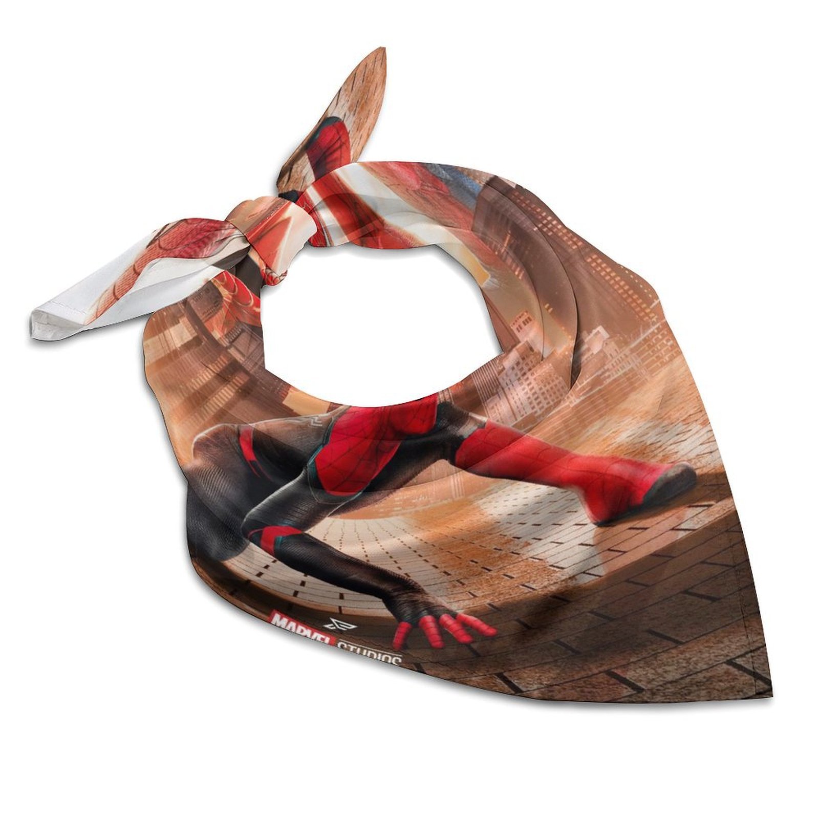 Spider-Man784 Square Satin Head Scarf Hair Scarves Silk-like Bandana ...