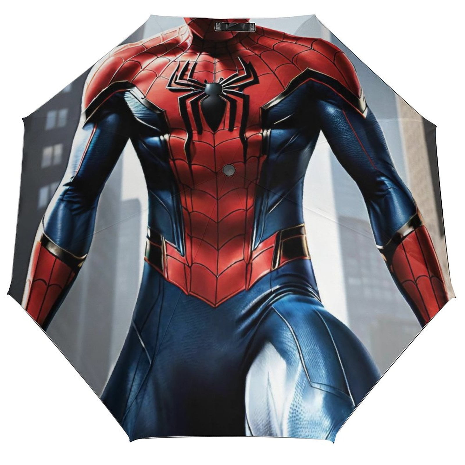 Spider-Man97106 Travel Automatic Folding Rain Umbrellas with Cover Bag ...