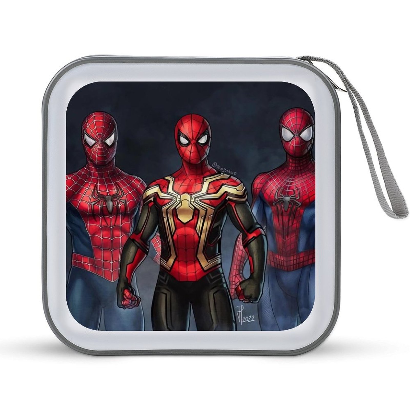 Spider-Man98 CD Case, 40 Capacity VCD/DVD Case Holders Wallet Hard ...