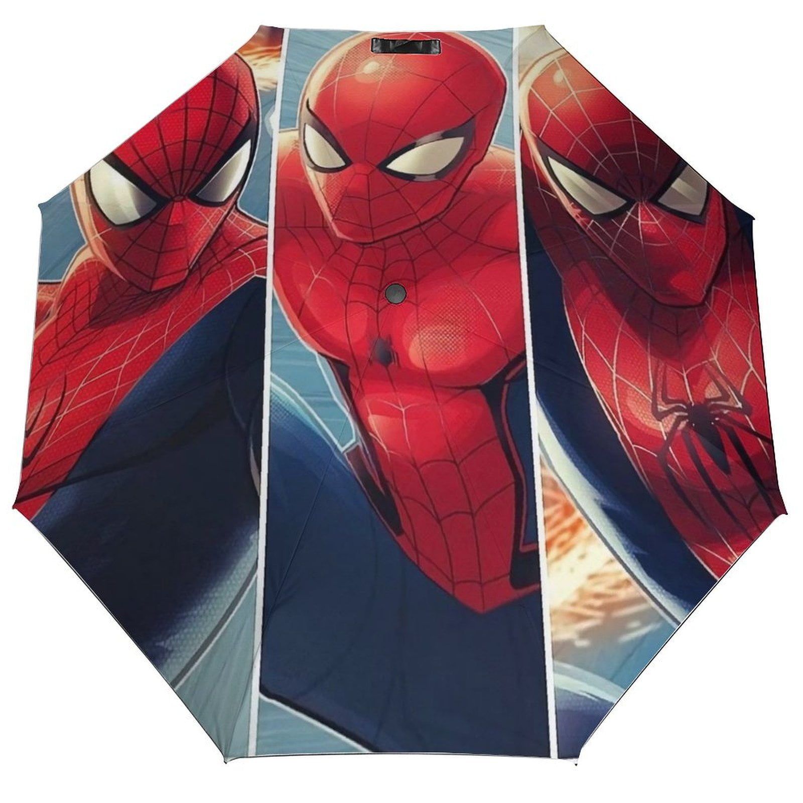 Spider-Man986 Travel Automatic Folding Rain Umbrellas with Cover Bag ...