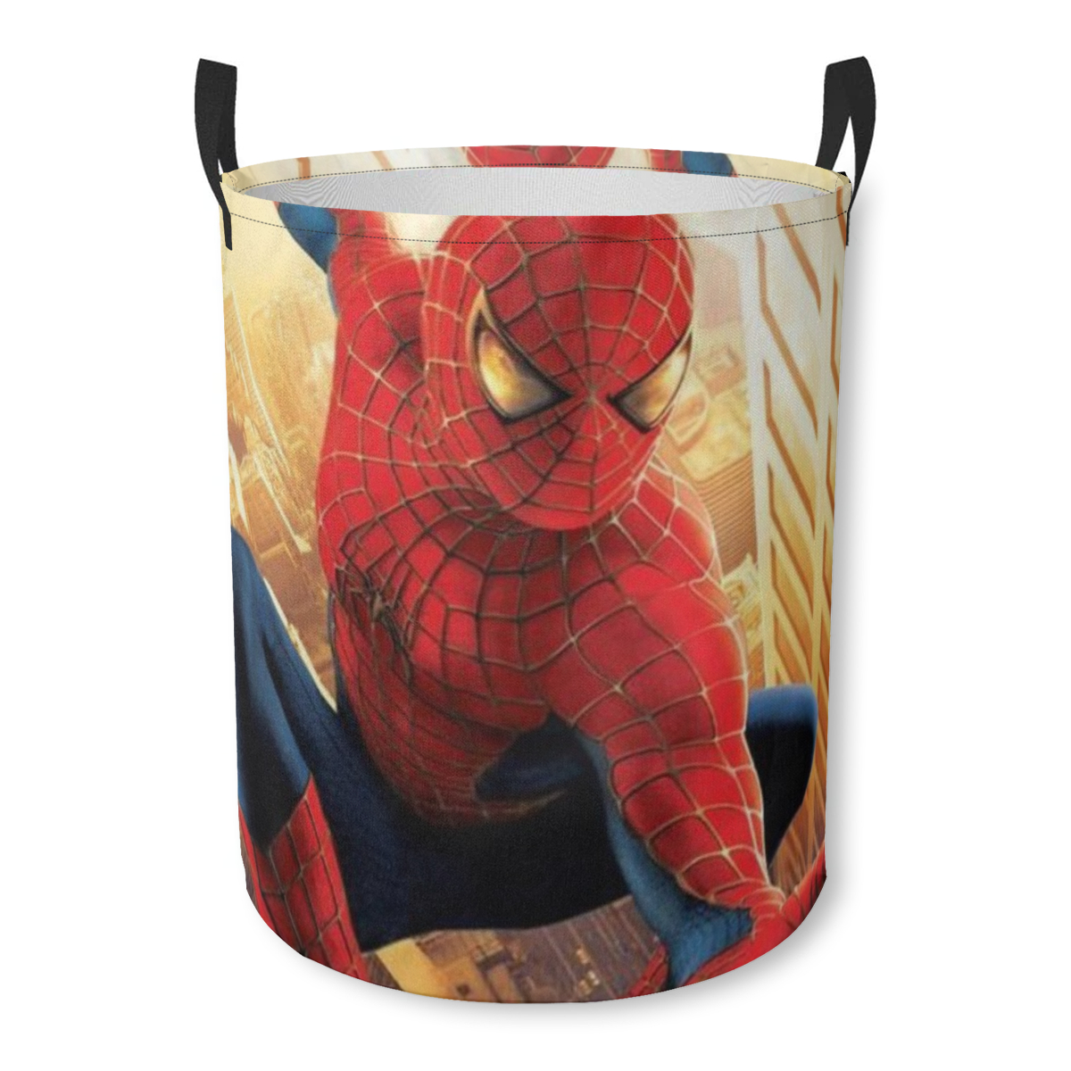 Spider- ManKawaii Collapsible laundryhamper cute anime Round Waterproof ...