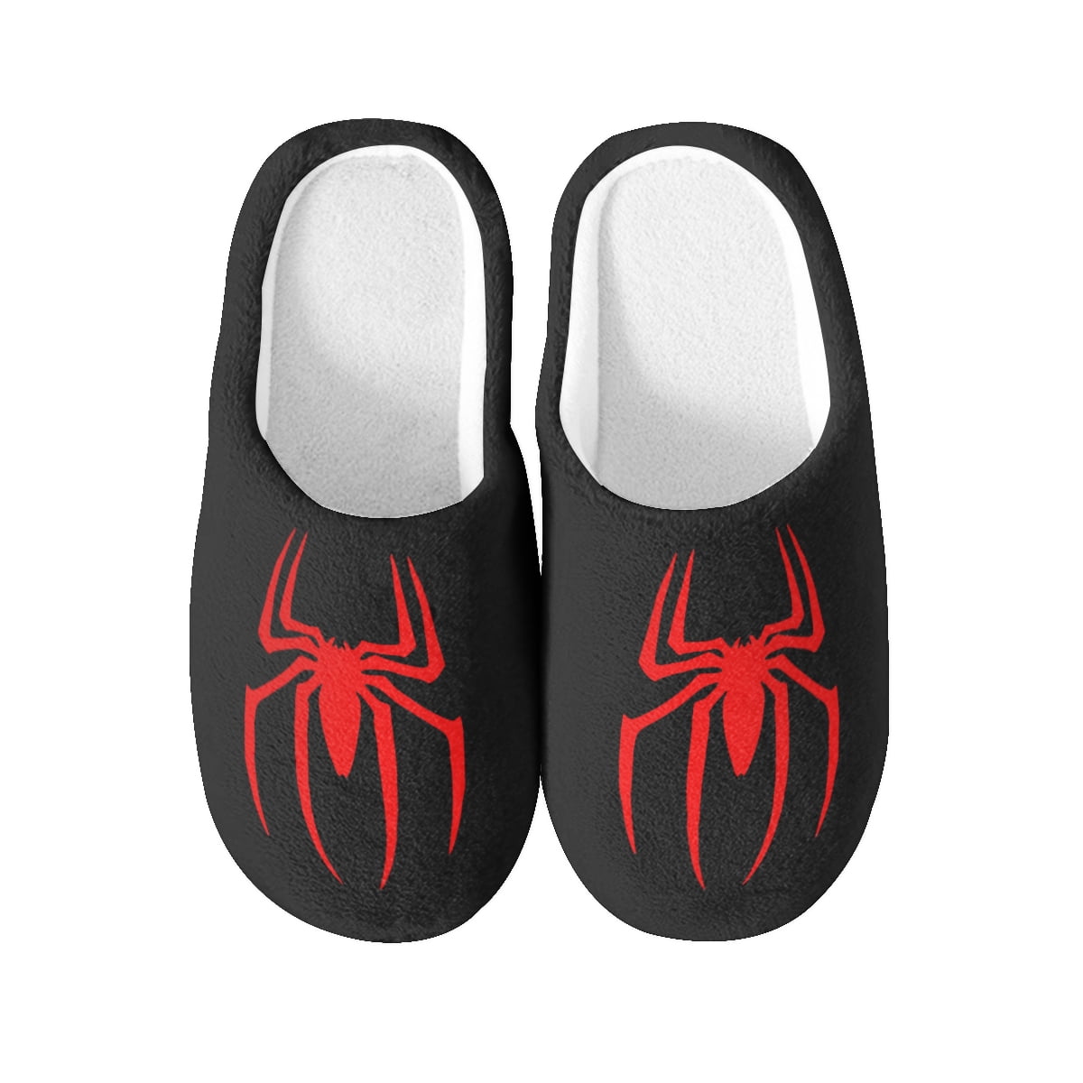 Spider Man Women's and Men's Casual Home Slippers Cotton Flannel ...