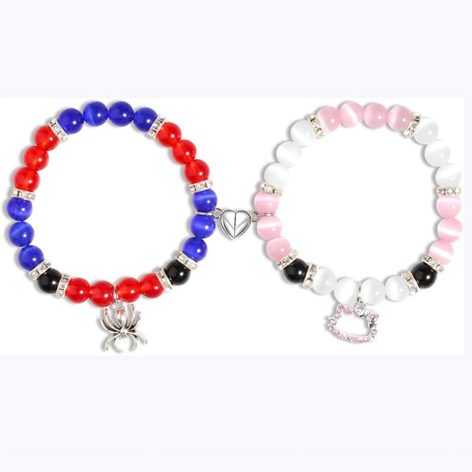 Spider Matching Friendship Bracelets for Best Friends Couples Spider ...