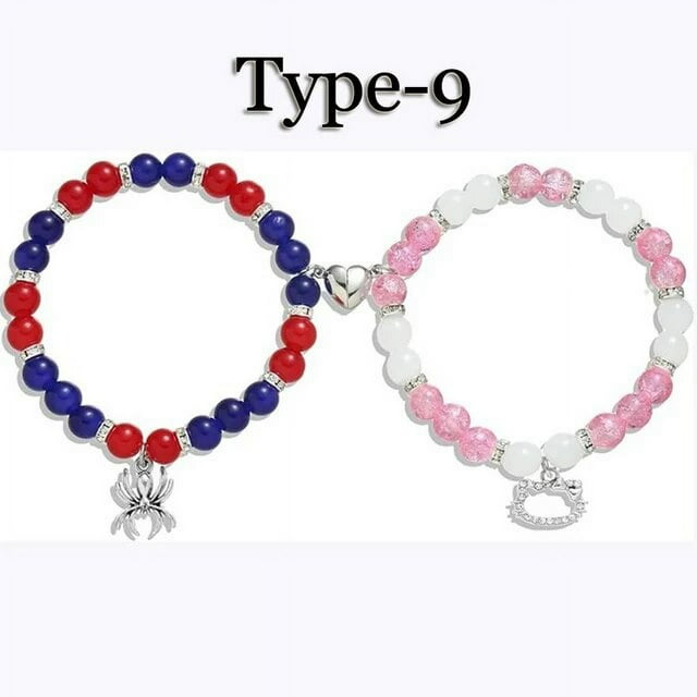 Spider Matching Friendship Bracelets for Best Friends Couples Spider ...