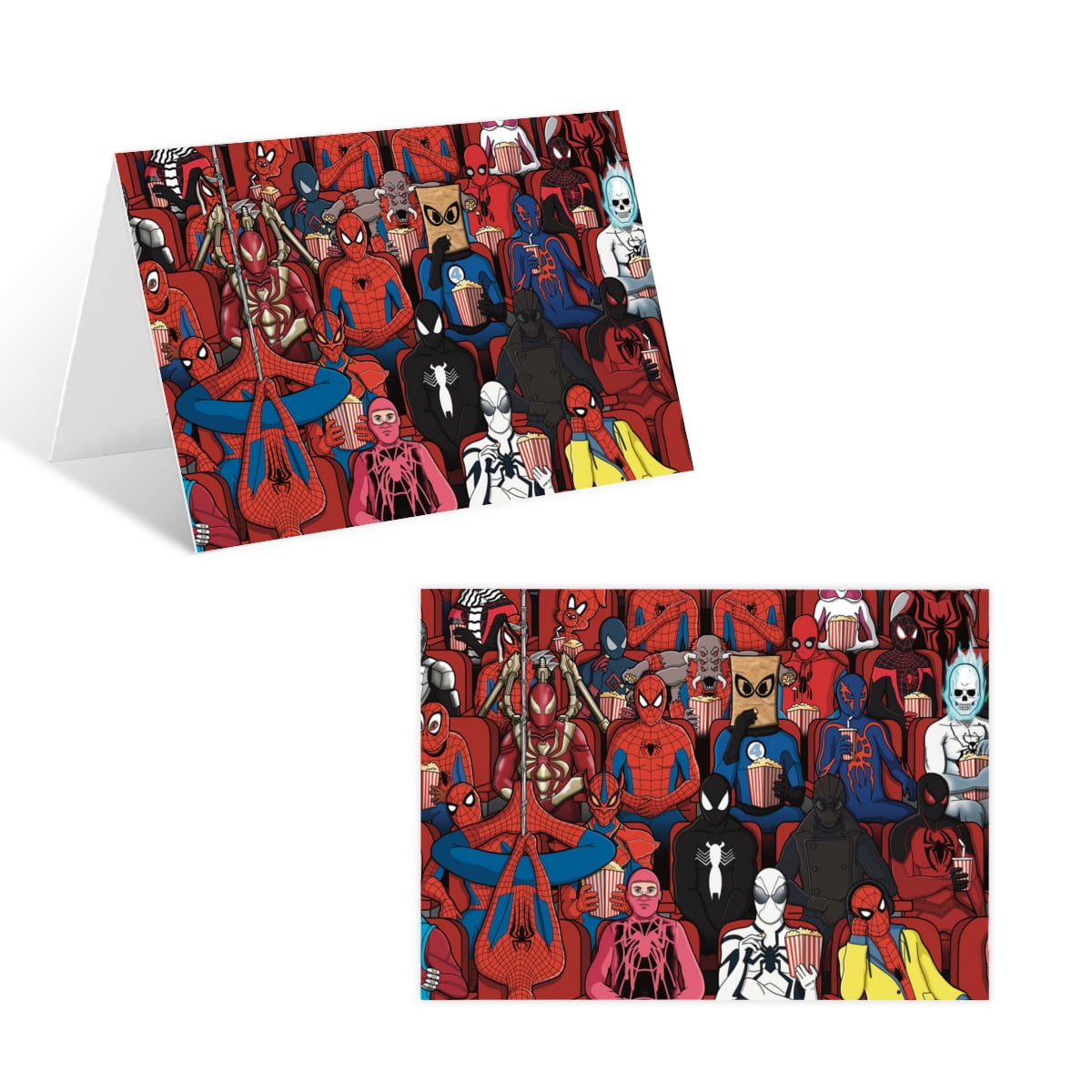 Spider-Men Cards and Envelopes Greeting Cards with Envelopes Blank Note ...