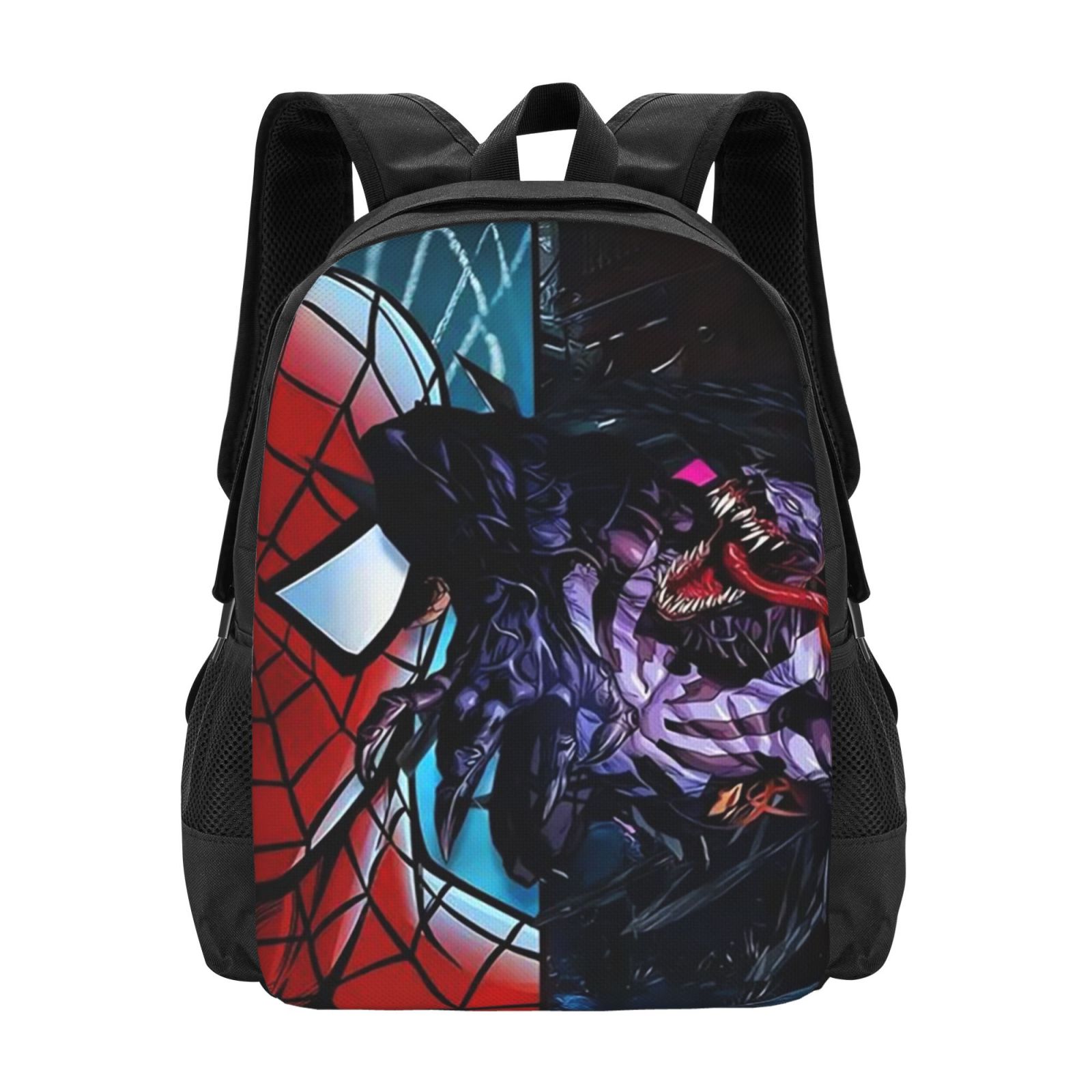 Spider-Menfolk Venom Collage Lightweight Casual Daypack Large-Capacity ...
