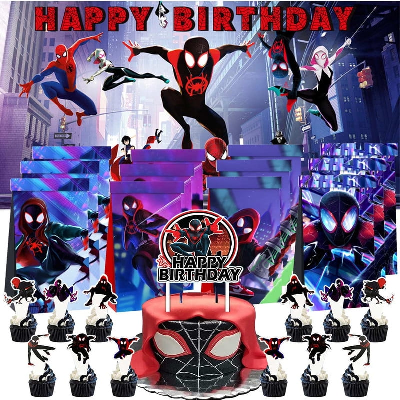 Spider Miles Morals Treat Bags Candy Decorations Party Favor Supplies ...