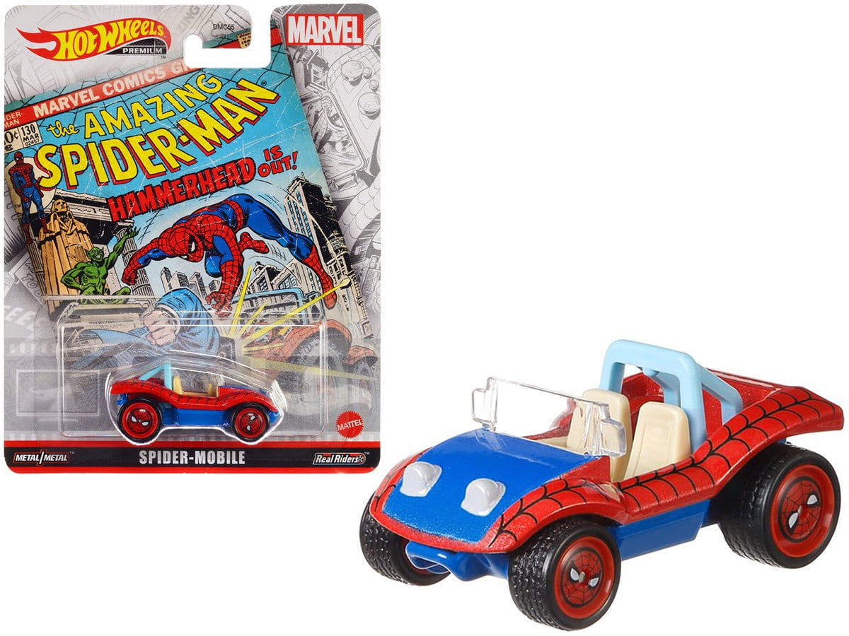 Hot Wheels Premium Marvel Spider-Man Mobile Diecast Car - Walmart.com