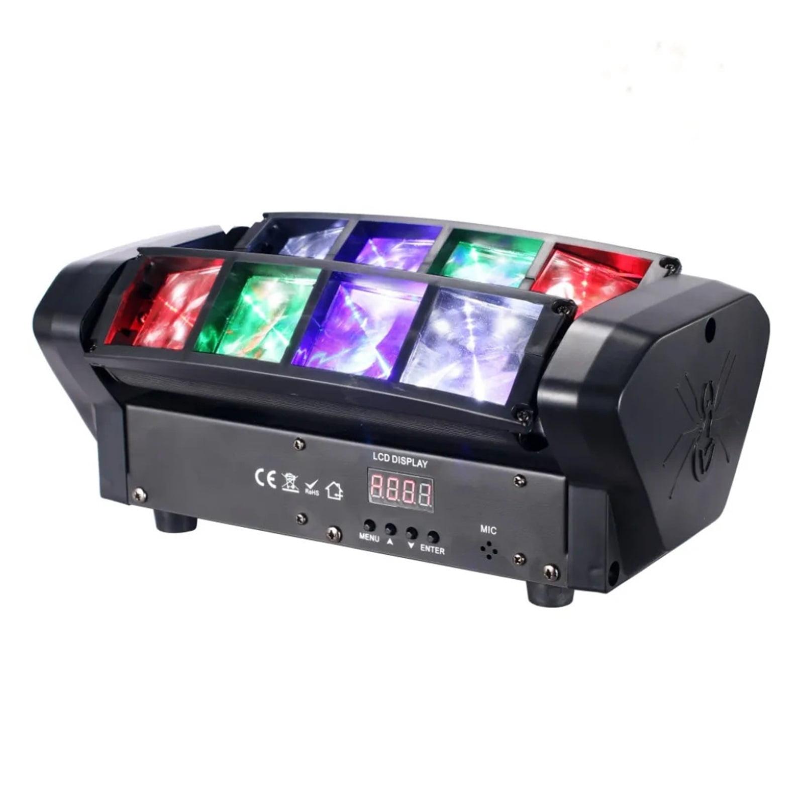 Spider Moving Head Light 8x5W LEDs Beam DJ Lights, Stage Lights 40W ...